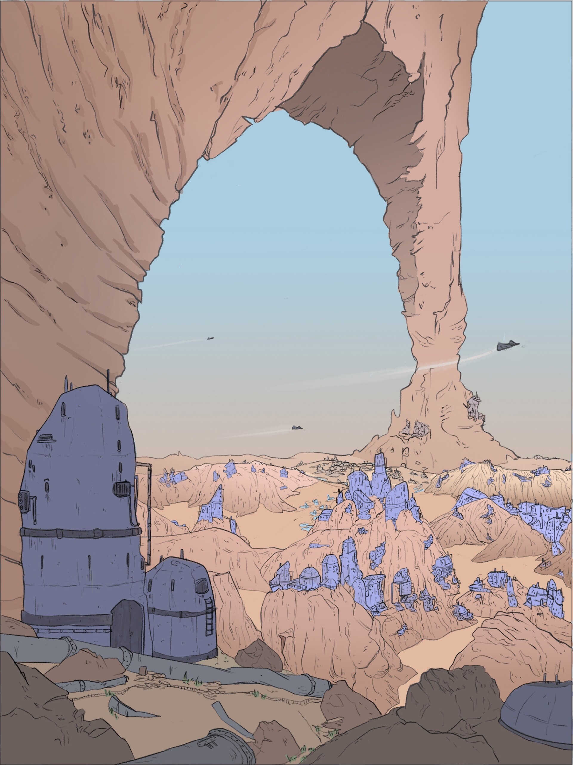 ArtStation - Environment Concept Art for ‘Hazel’