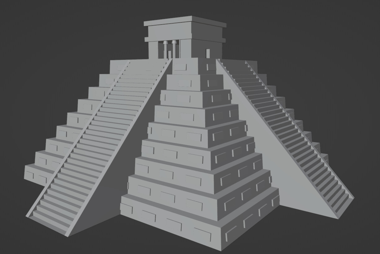 ArtStation - Aztec pyramid