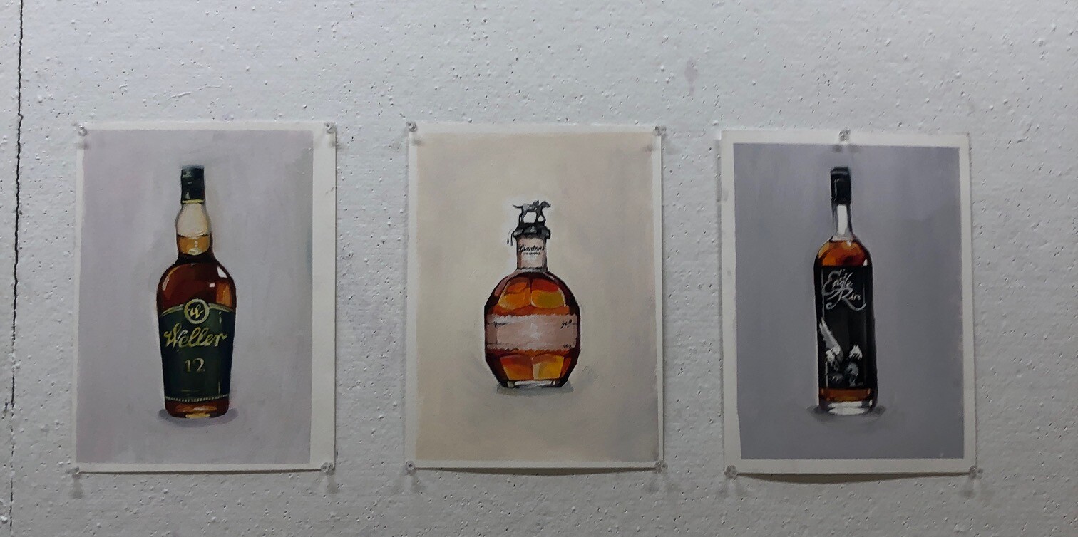 ArtStation - Whiskey Bourbon Brands oil painting series