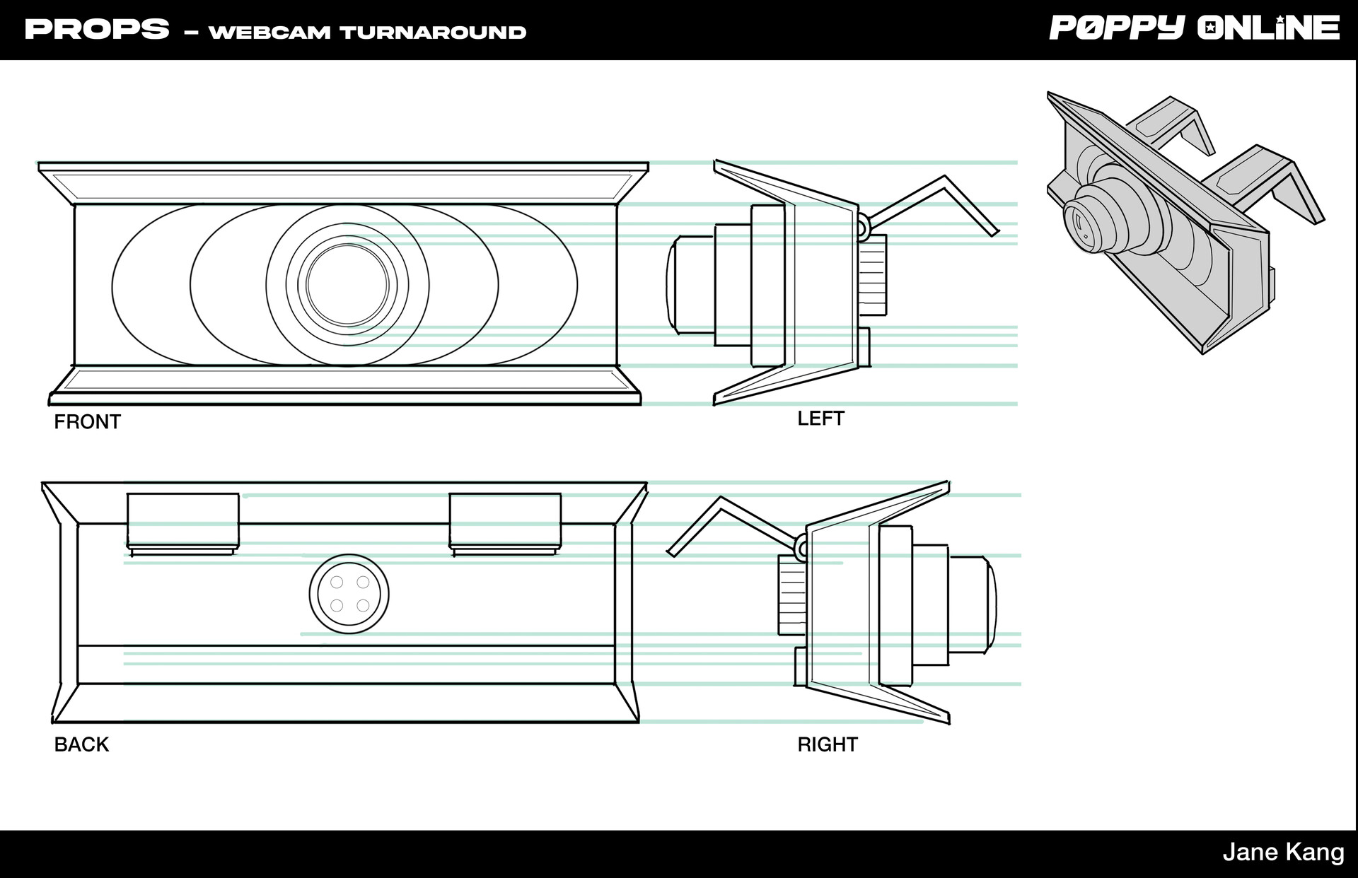 Jane Kang - Prop Turnarounds & Sketches