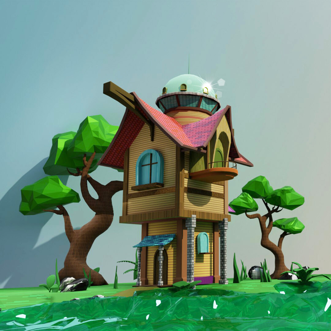 ArtStation - Stylized house