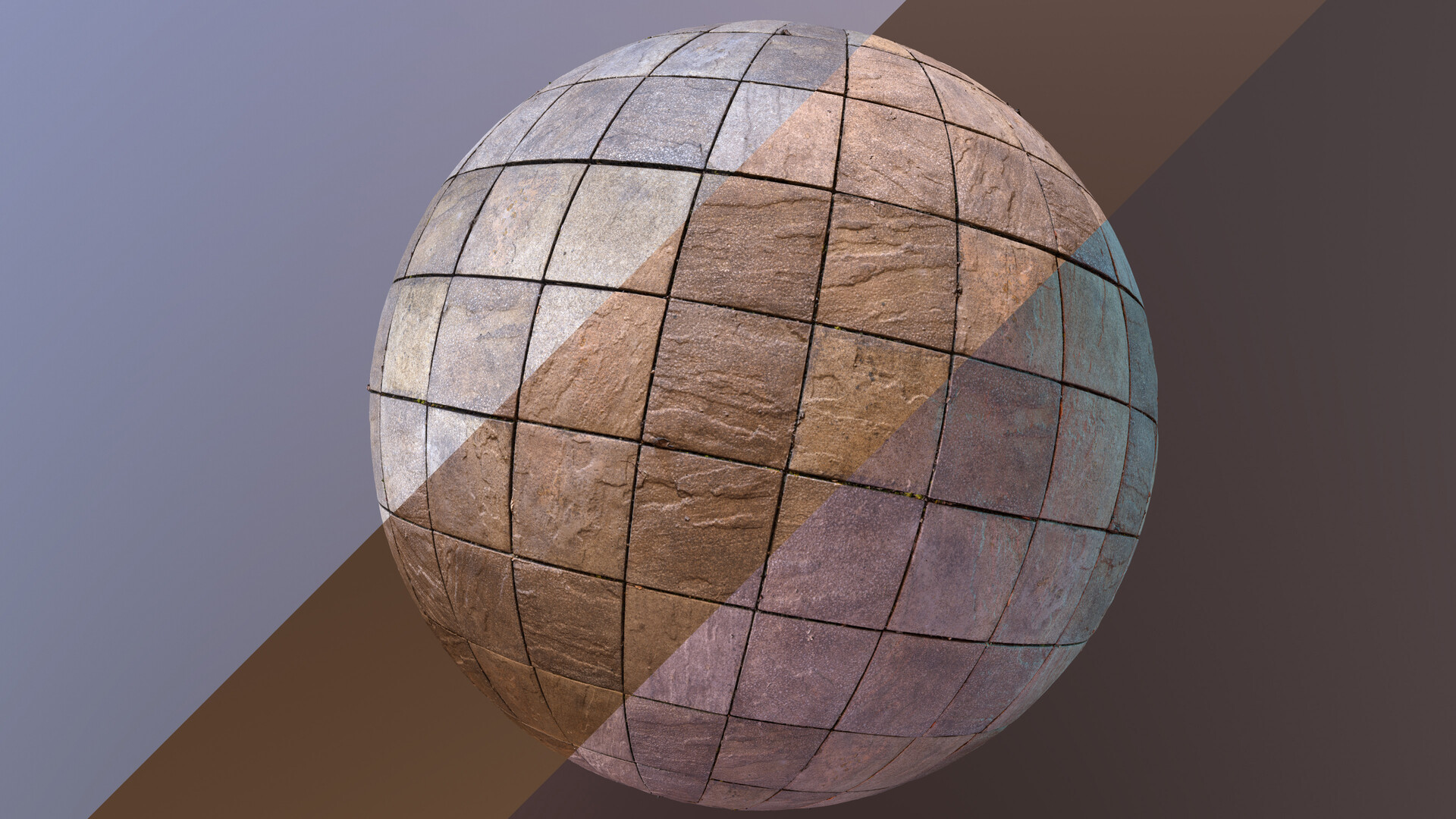 ArtStation - Photogrammetry Garden Tile Texture