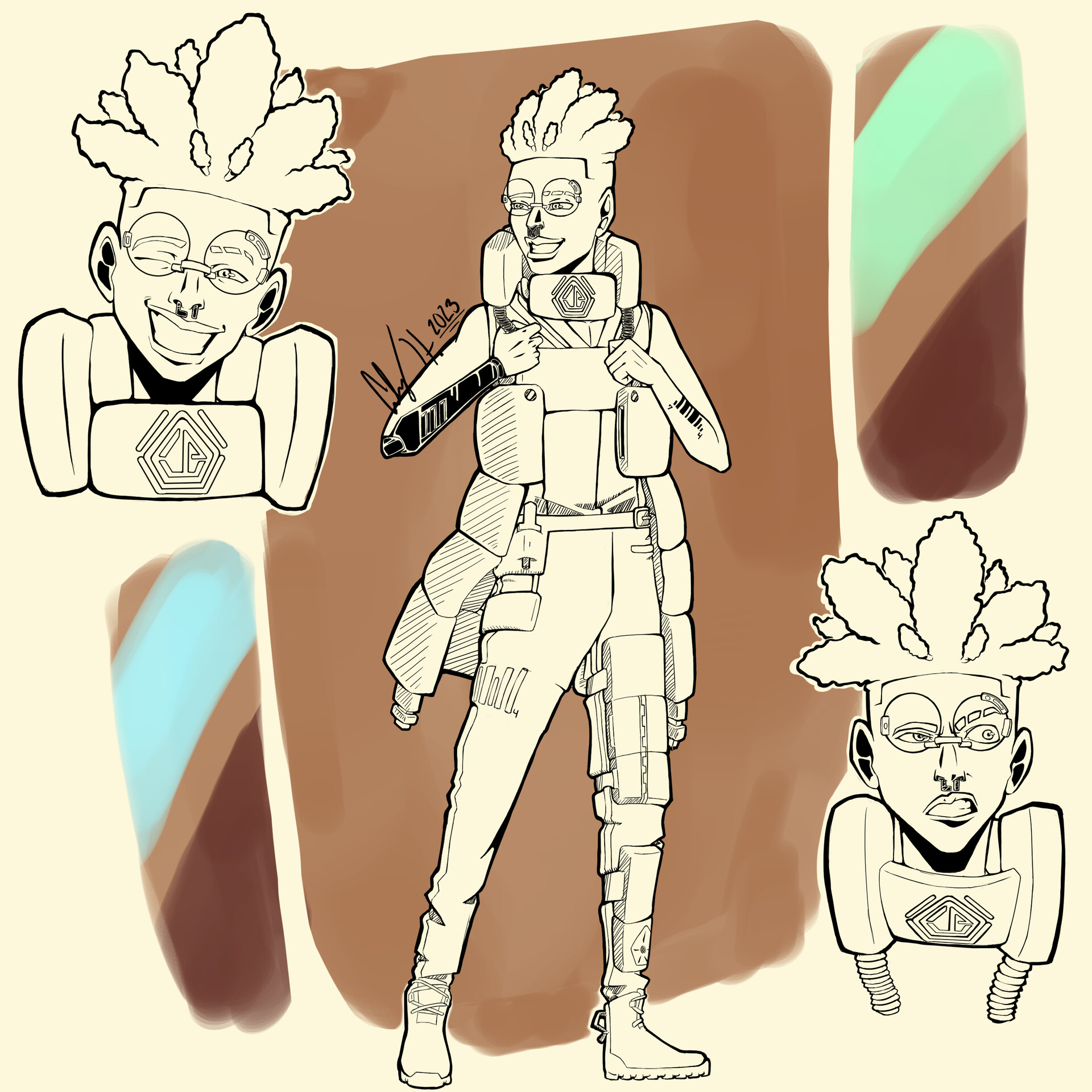 ArtStation - "Dee" Morgan (Line Art)