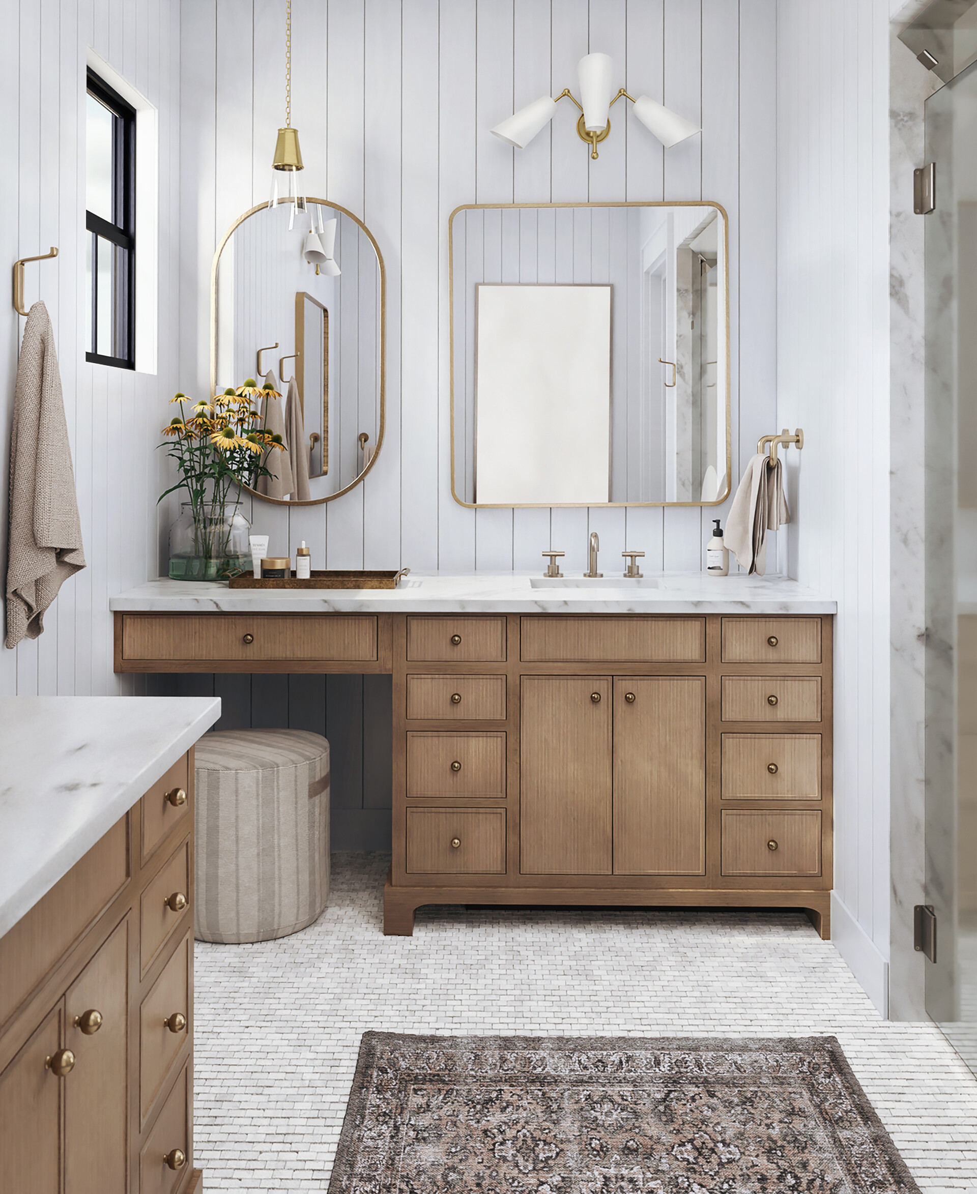 ArtStation - Rustic bathroom interior