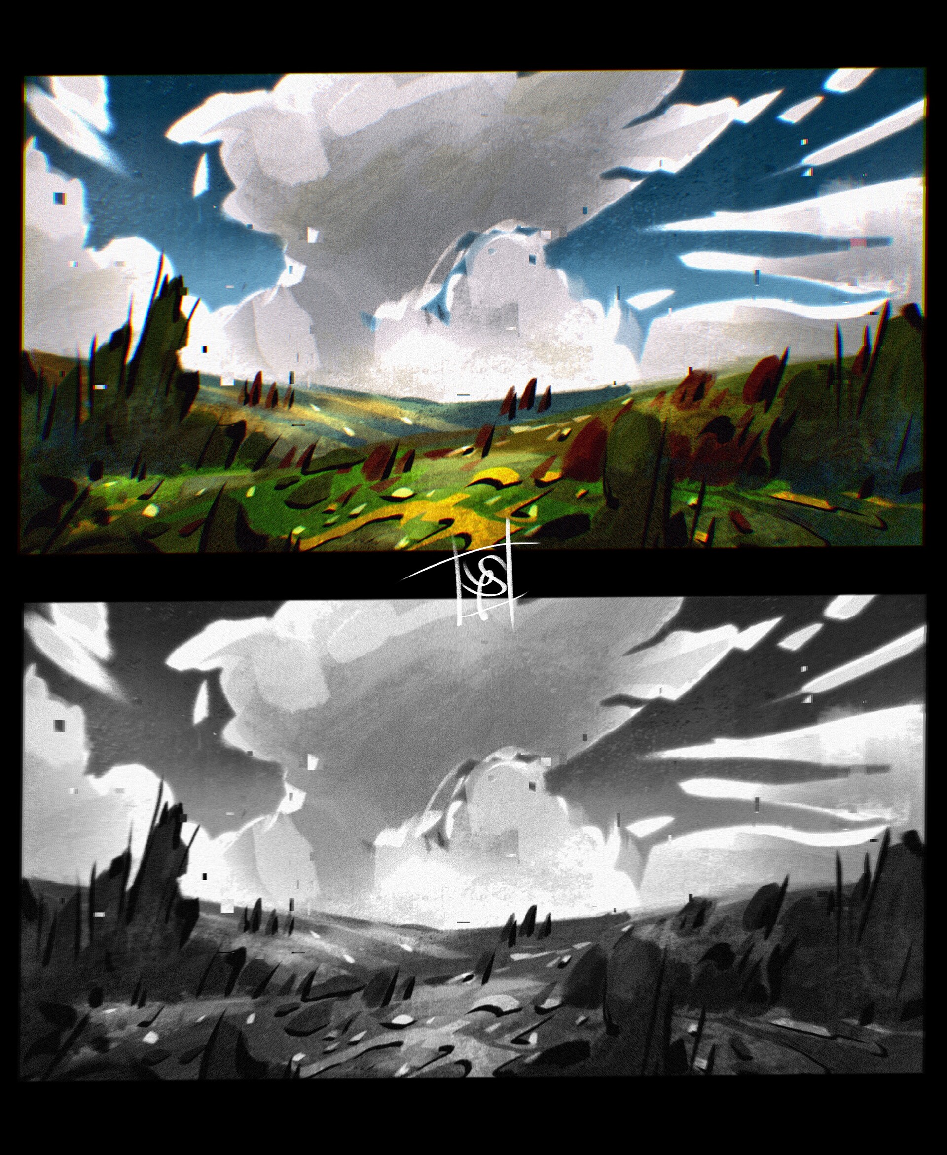 ArtStation - Landscape speedpaint #120937