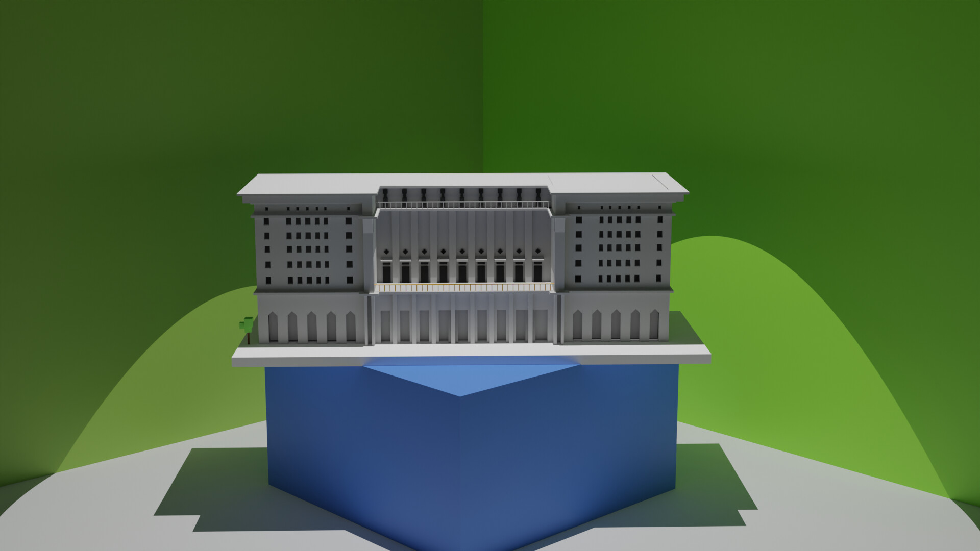 ArtStation - Modelo/Maqueta 3D de LCDP | Proyecto para servidor de ...