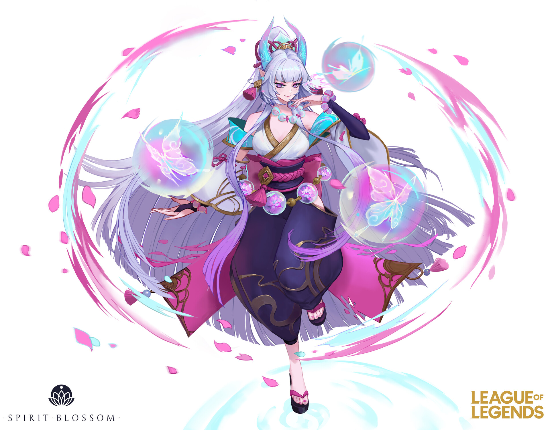 ArtStation - 灵魂莲华辛德拉 spirit blossom syndra
