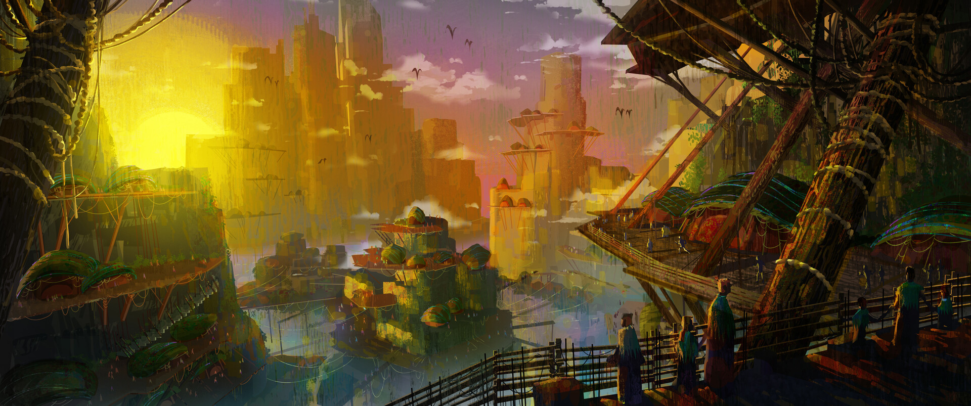 ArtStation - Fishing Village