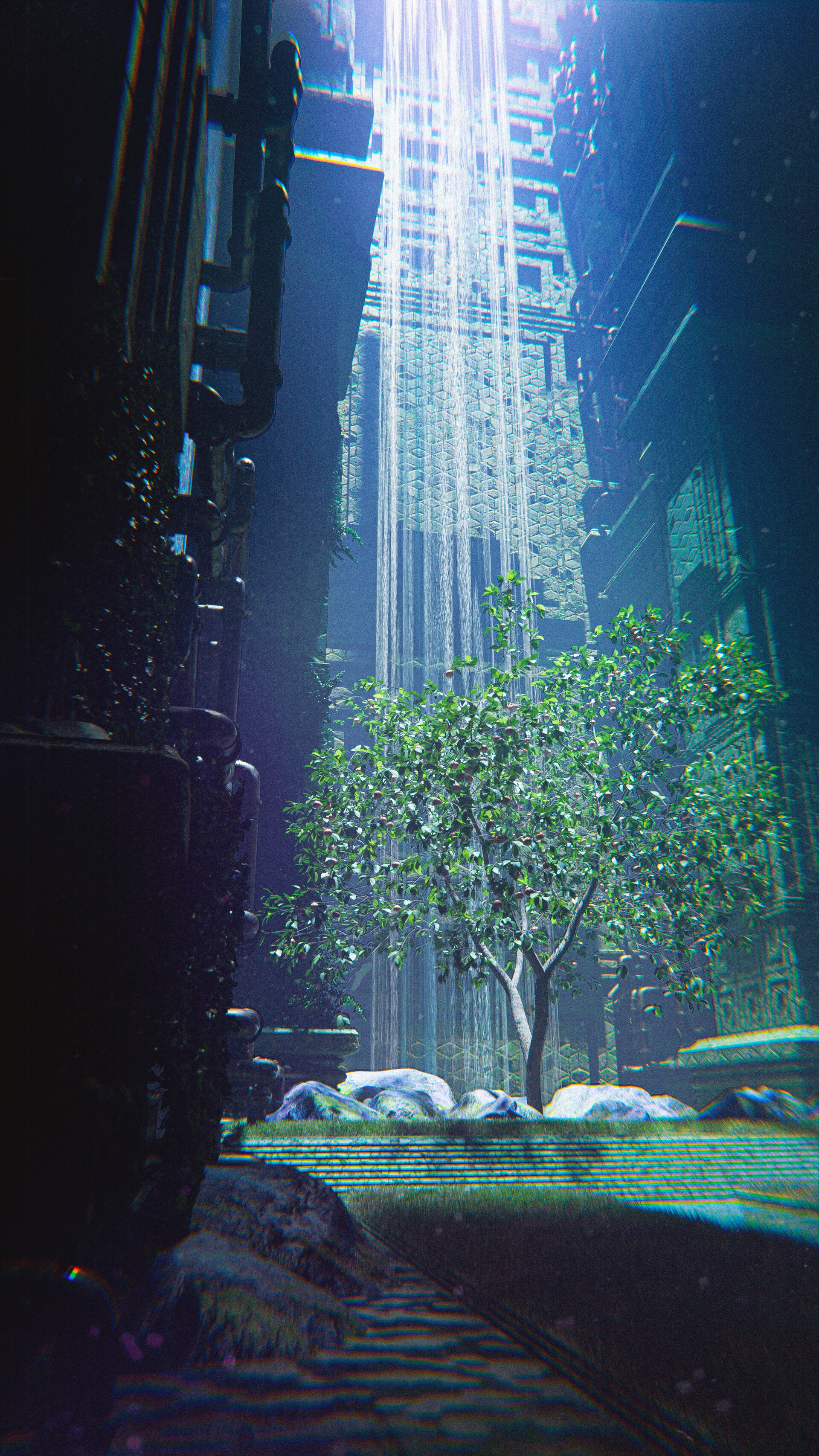 ArtStation - Temple Sewer Scene