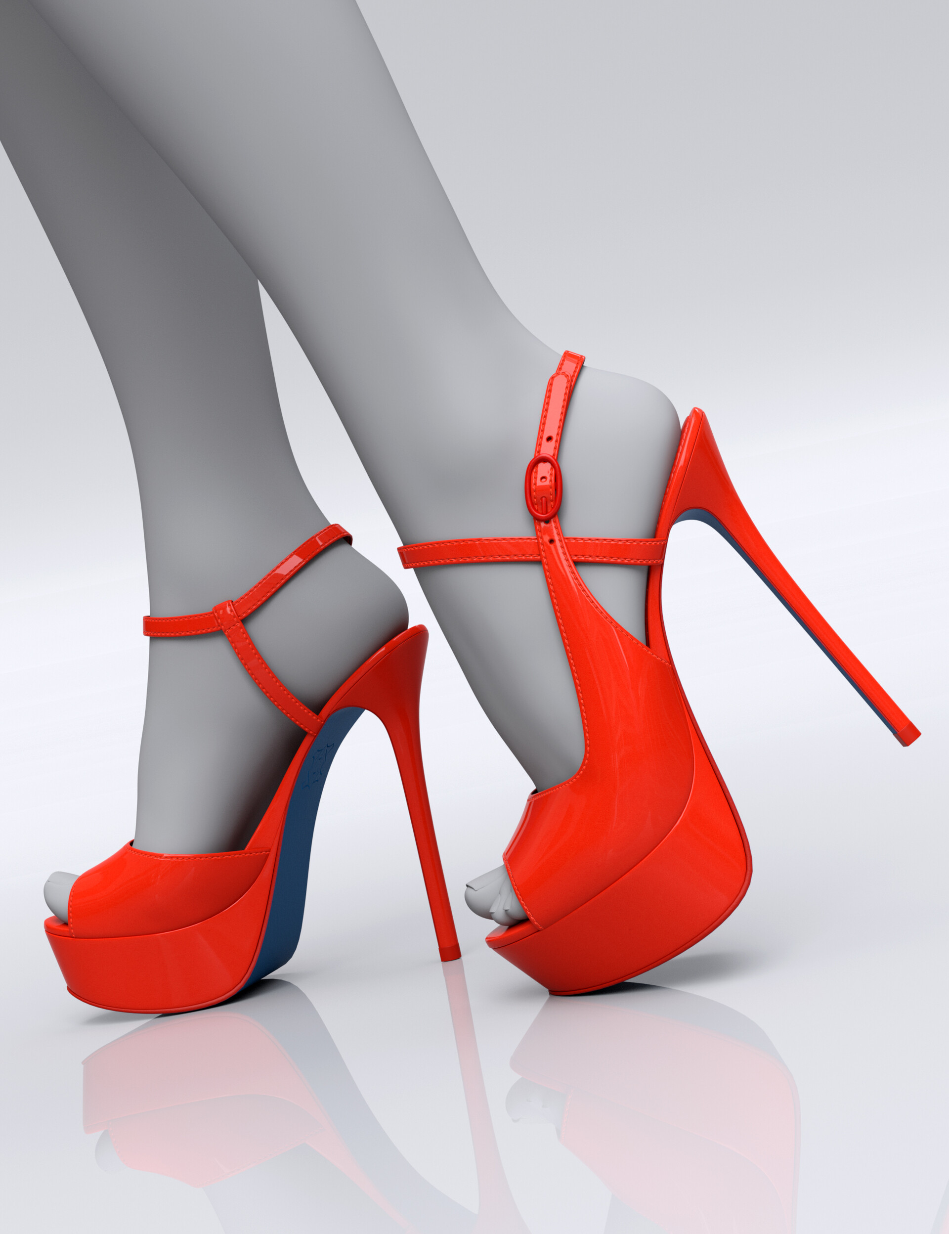 ArtStation - HL Platform Sandal Heel Pump for Genesis 9, 8, and 8.1