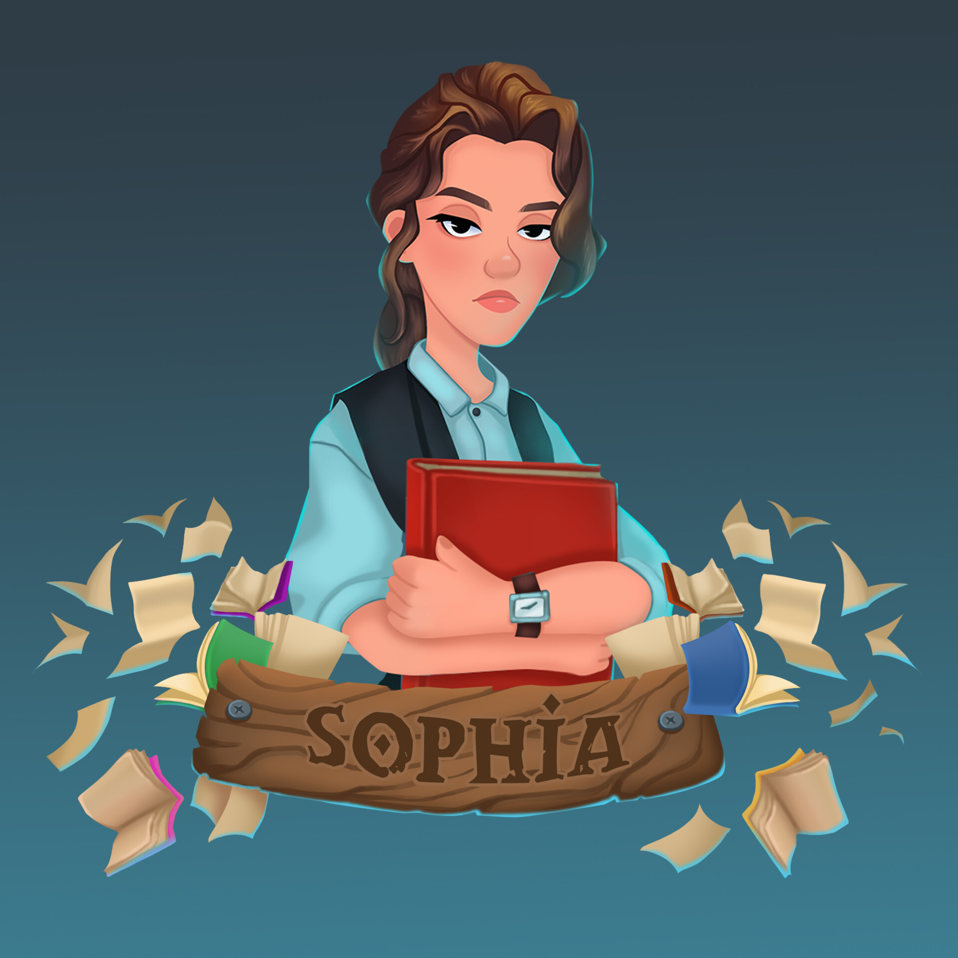 ArtStation - Character design "Sofia"