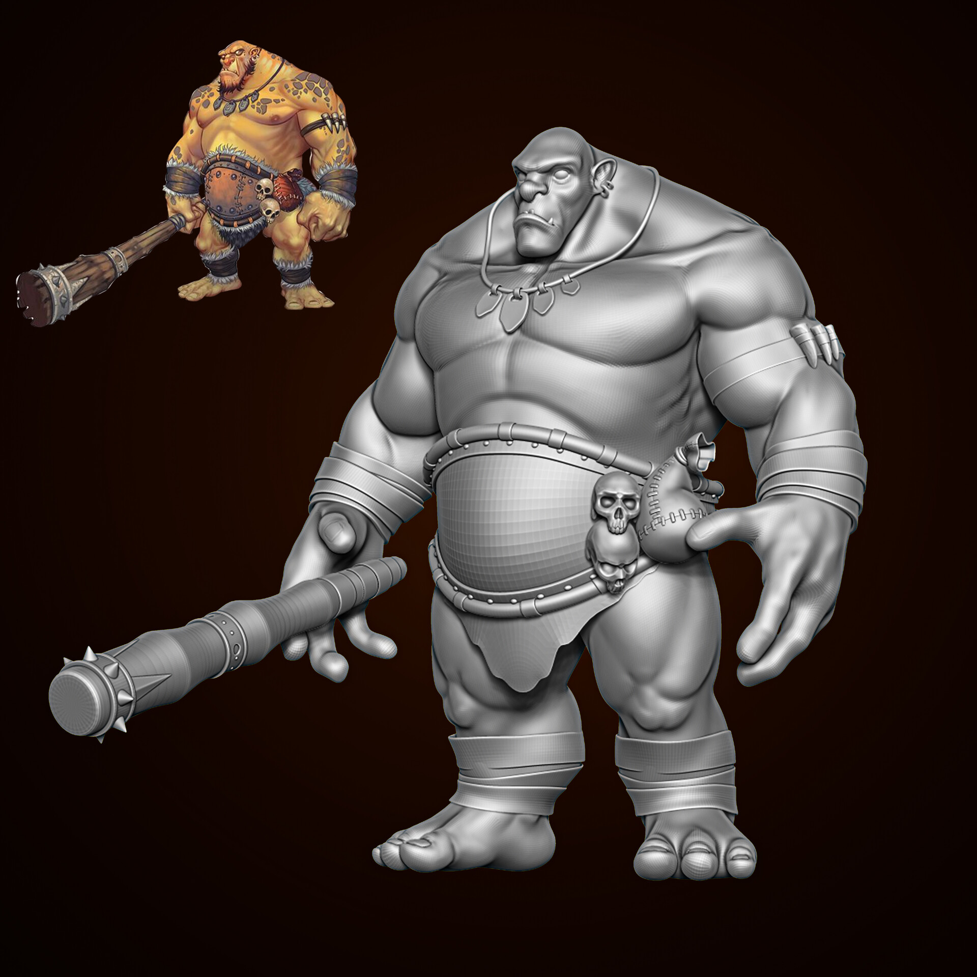 ArtStation - Troll WIP