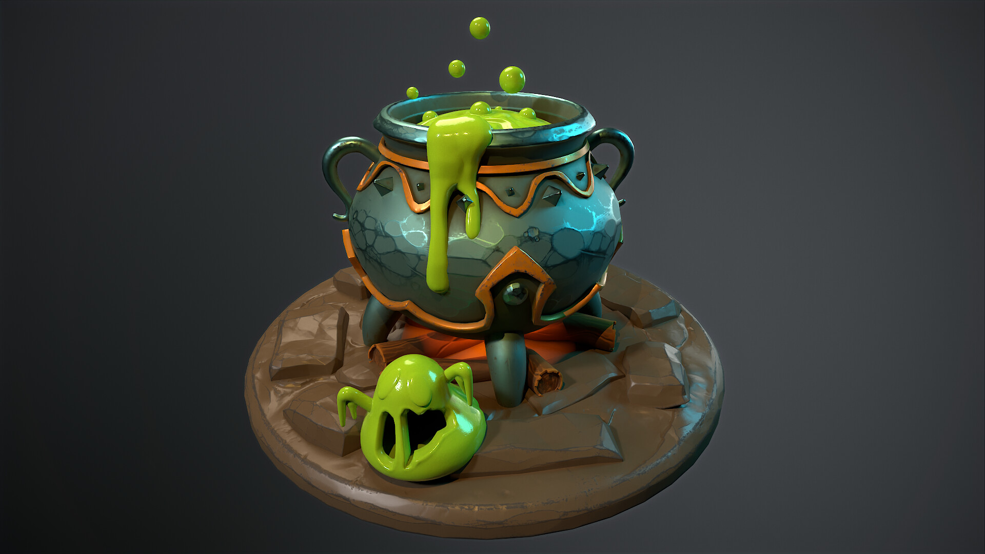 ArtStation - Stylized Cauldron