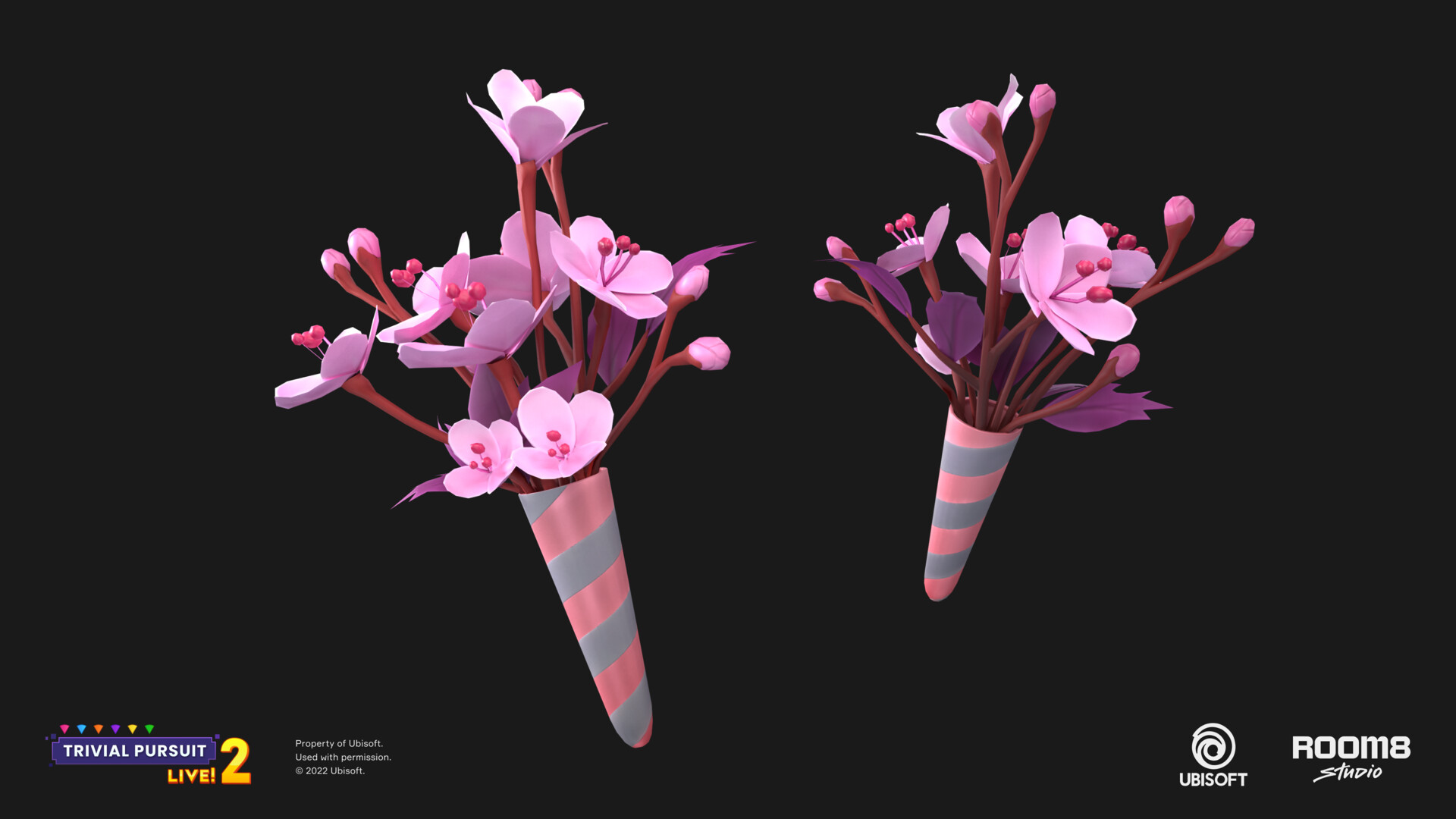 Room 8 Studio - Portfolio - Trinkets (Trivial Pursuit Live! 2)