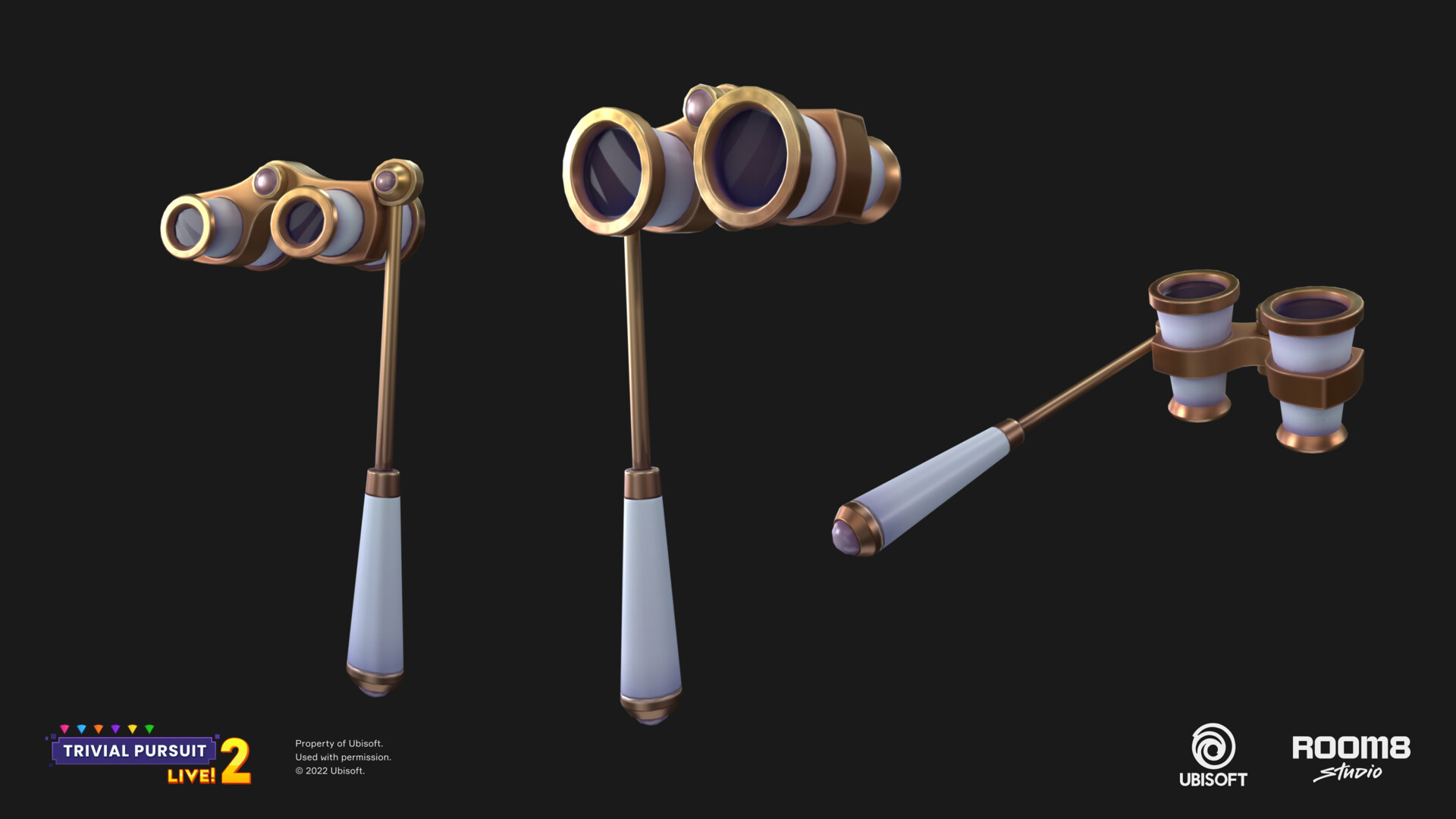 Room 8 Studio - Portfolio - Trinkets (Trivial Pursuit Live! 2)