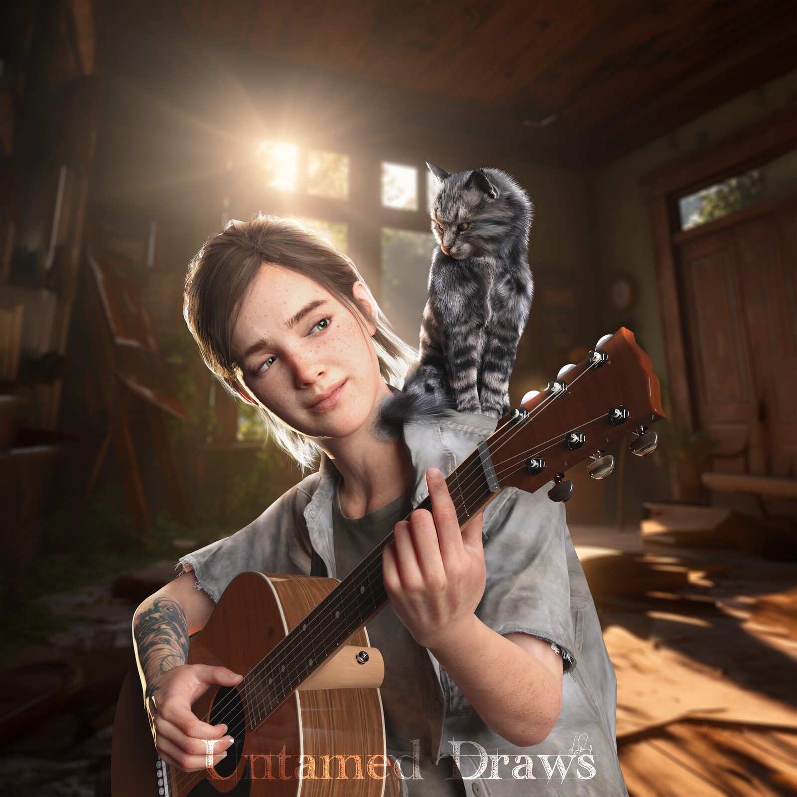 Untamed Draws - Ellie from The Last of Us Part II