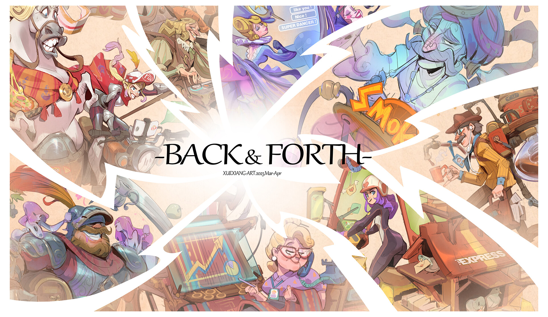 ArtStation - Artstion challenge-Back an d Forth