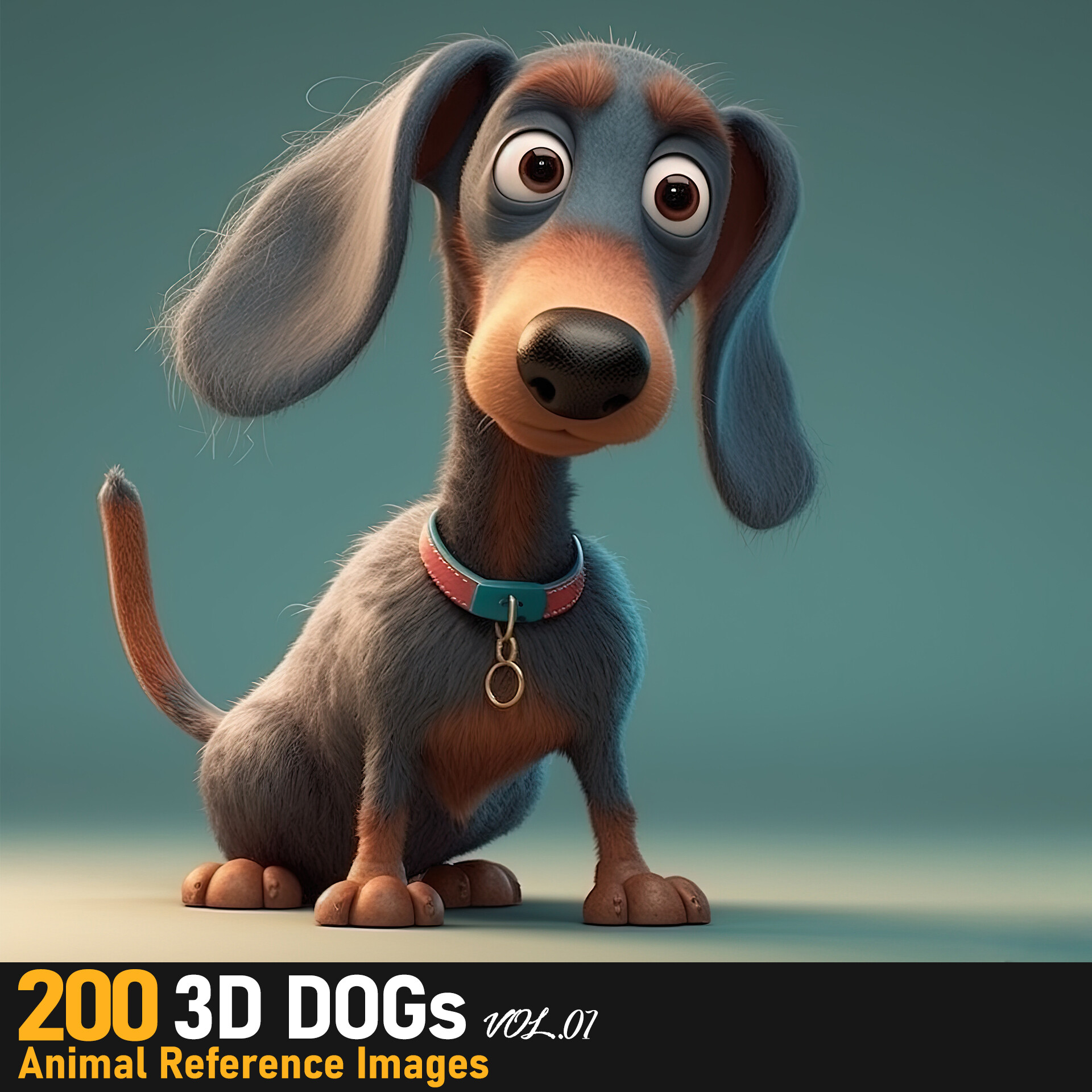 ArtStation - 3D Dogs VOL.01|4K Reference Images