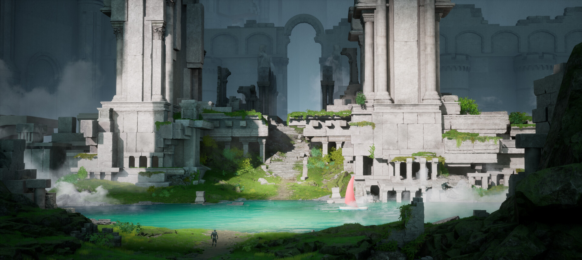 ArtStation - Ancient ruins practise