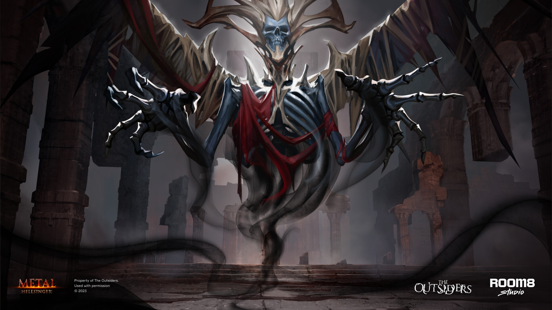 Room 8 Studio - Portfolio - Illustrations and cutscenes (Metal: Hellsinger)