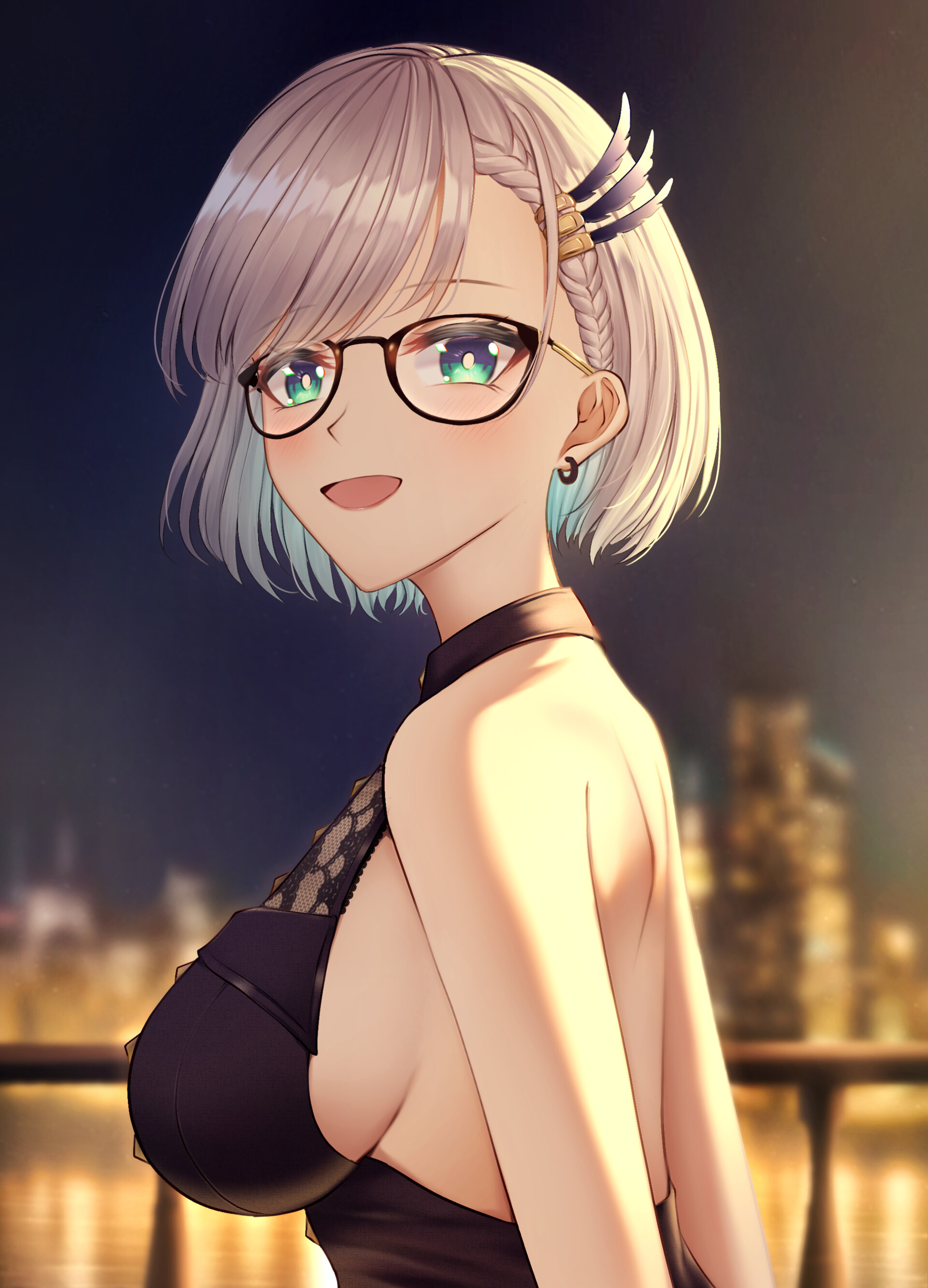 ArtStation - vtuber fanart commissions cover art sample