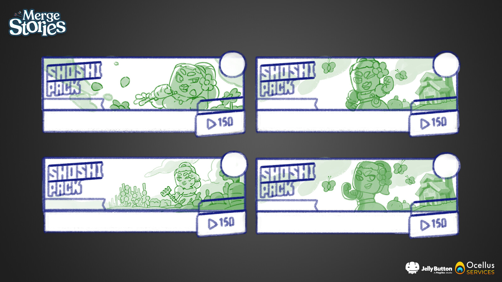 Ocellus - SERVICES - Merge Stories - Daisy & Quest Items