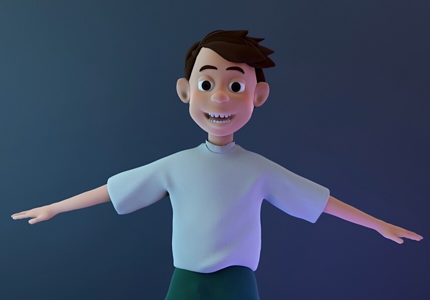 ArtStation - Stylized Boy Design