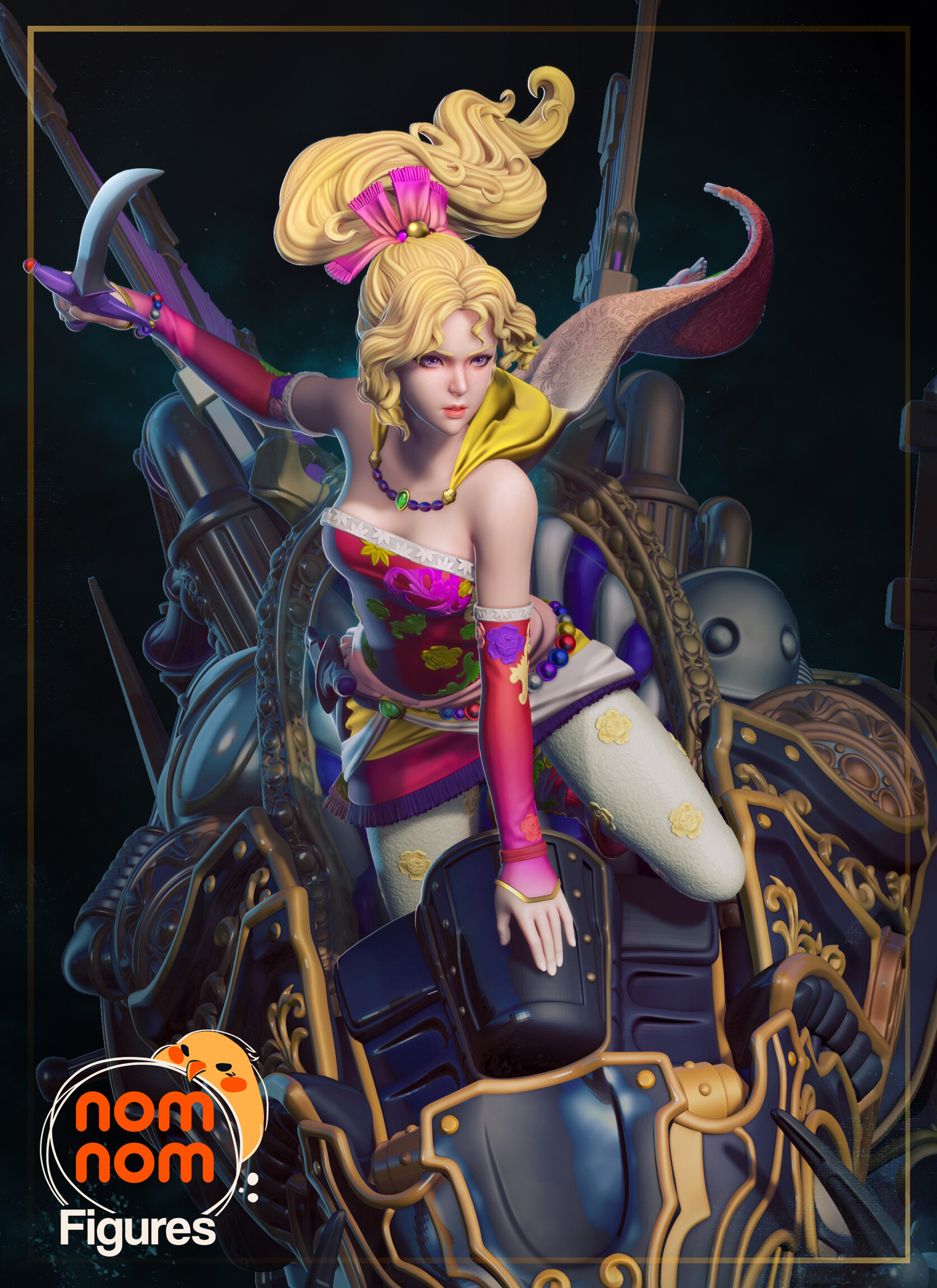 NomNom Figures - Terra with Magitek from Final Fantasy