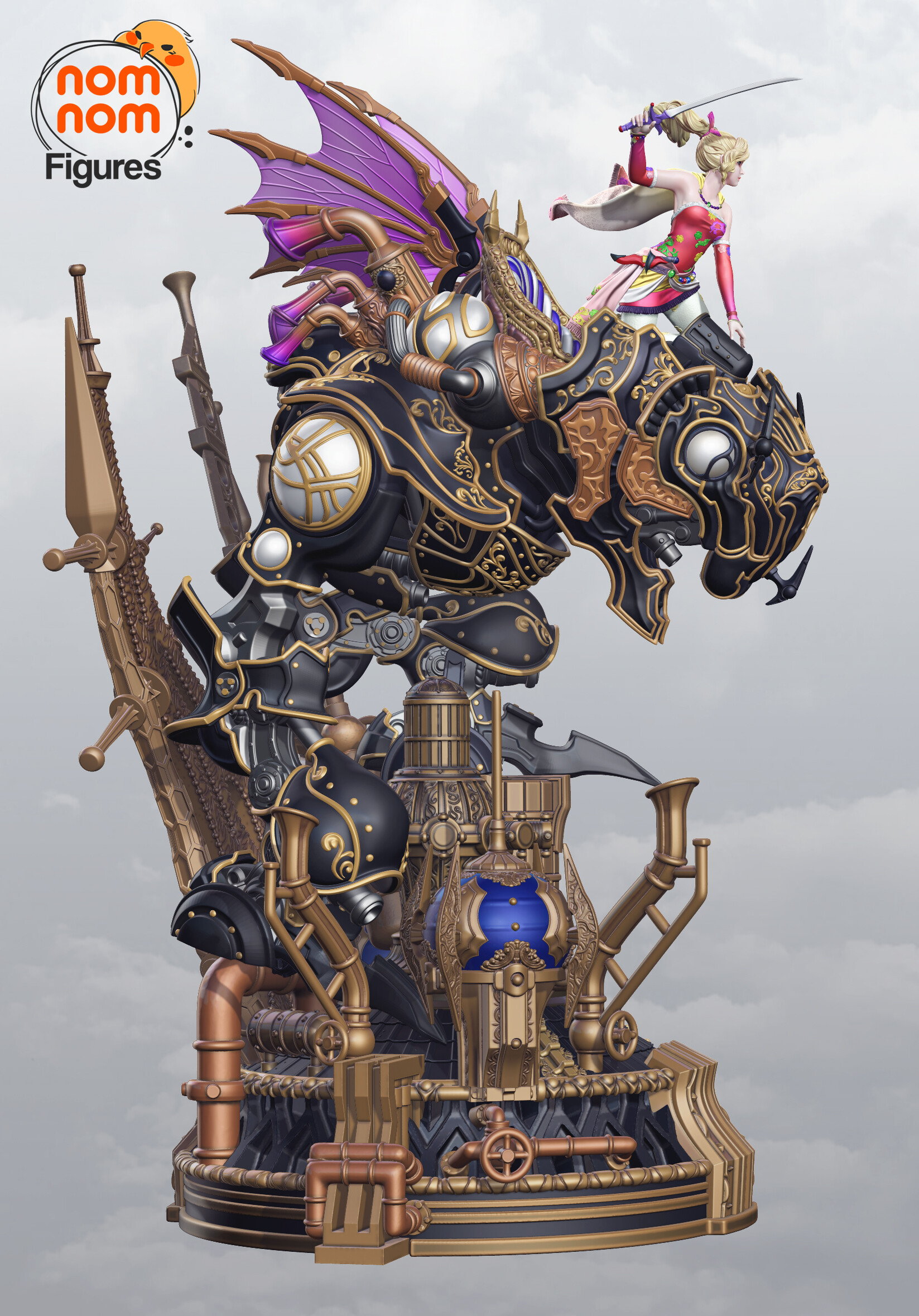 NomNom Figures - Terra with Magitek from Final Fantasy