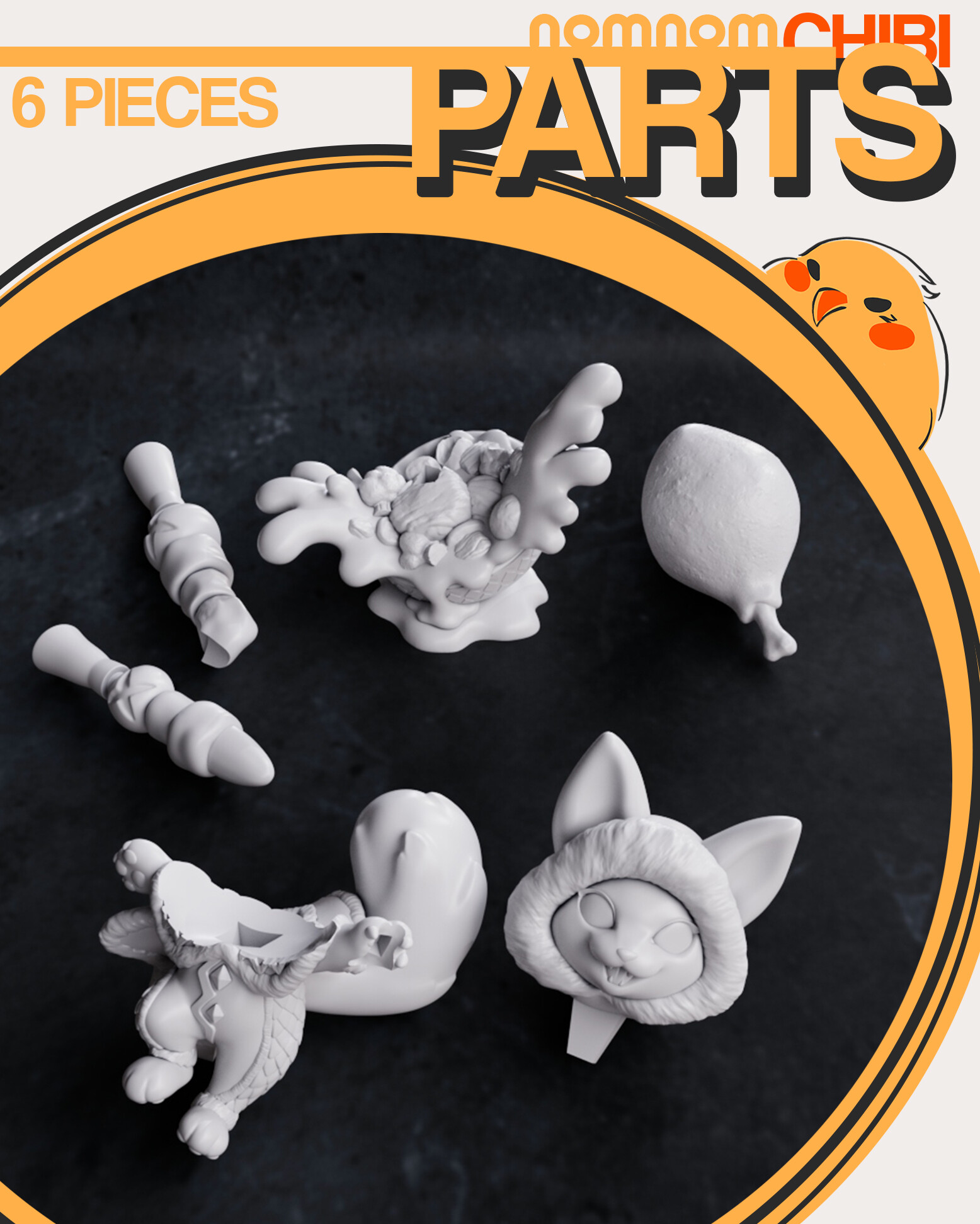 NomNom Figures - Chibi Palico - Monster Hunter