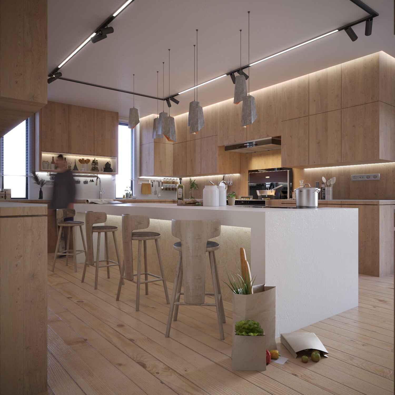 ArtStation - Design for a kitchen