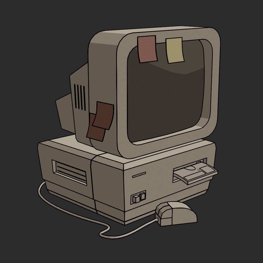ArtStation - Old PC Stylized