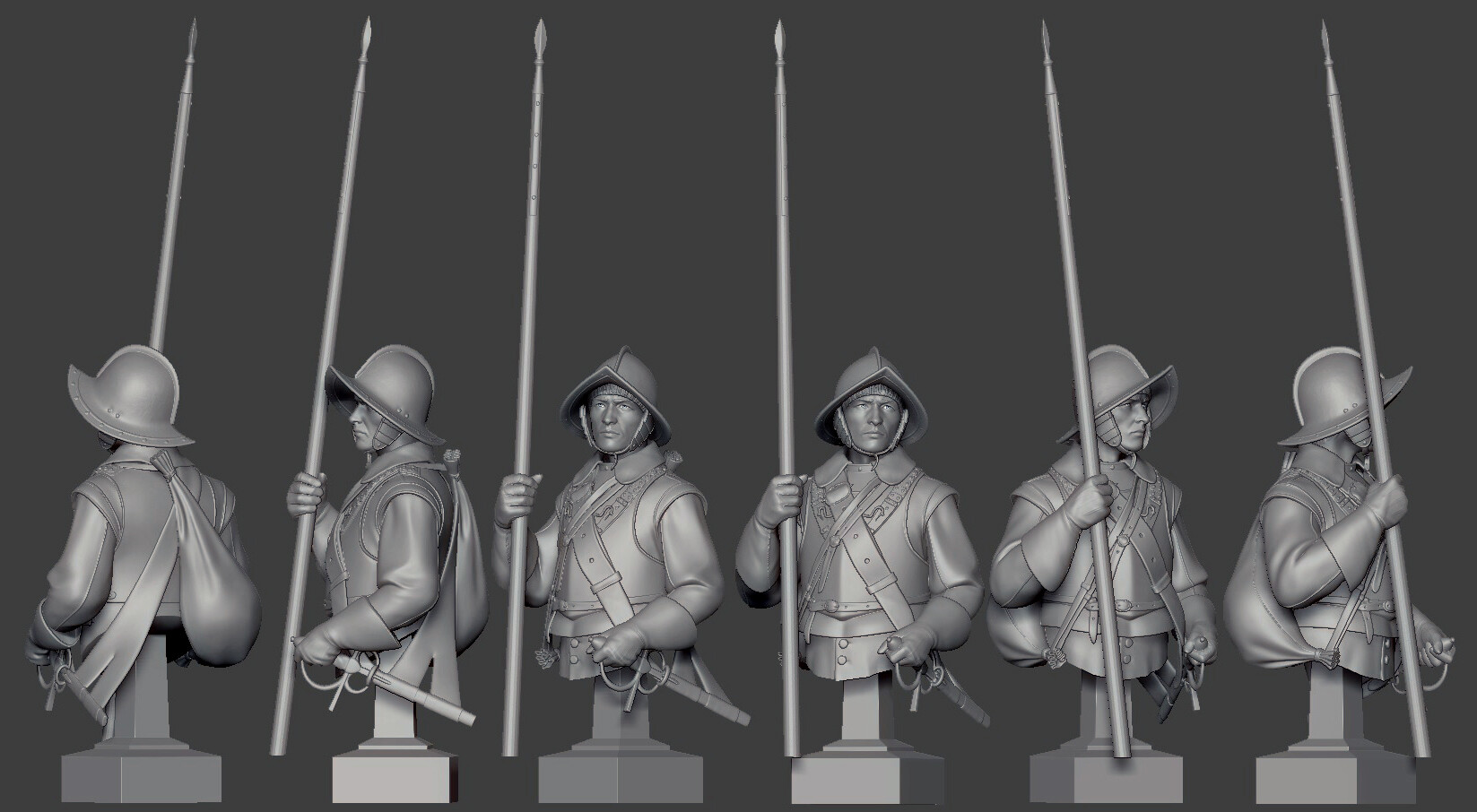 Viktor Voronenko - European Pikeman, XVII century