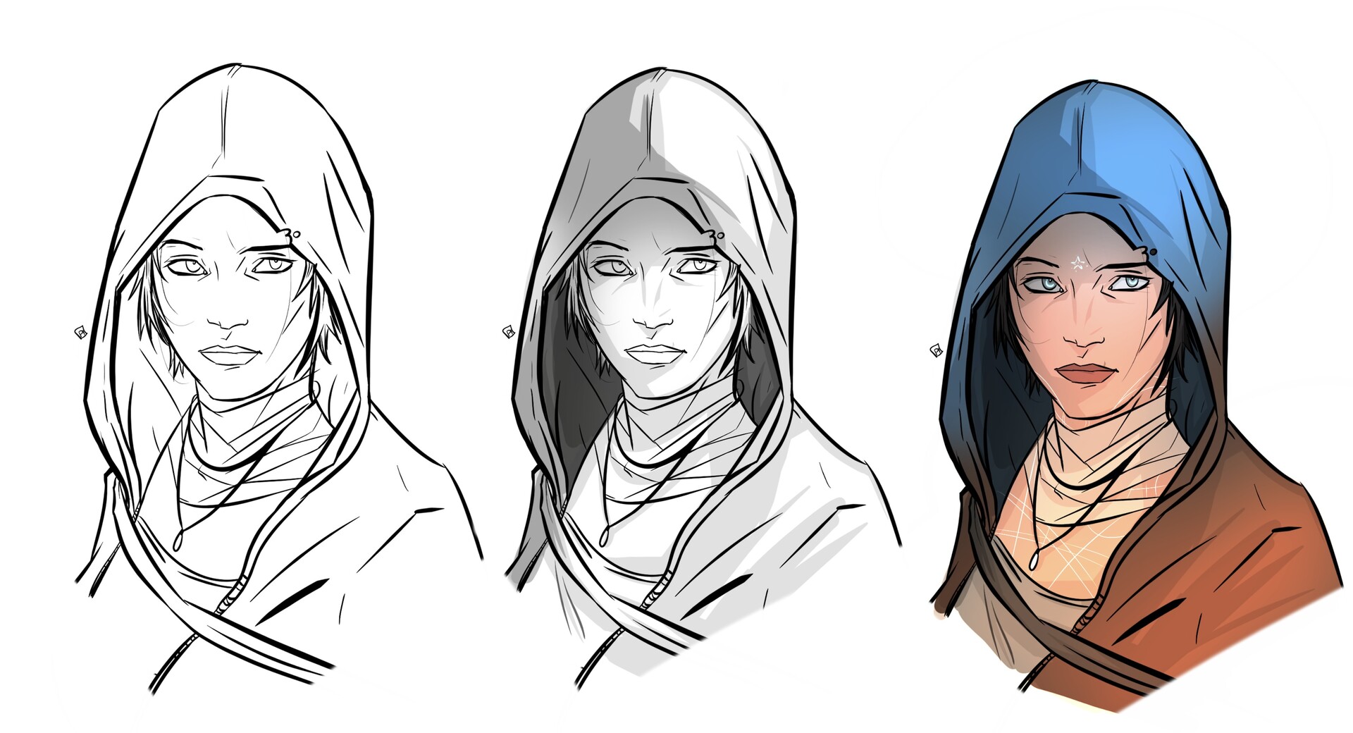 ArtStation - Кэт и этапы работы.