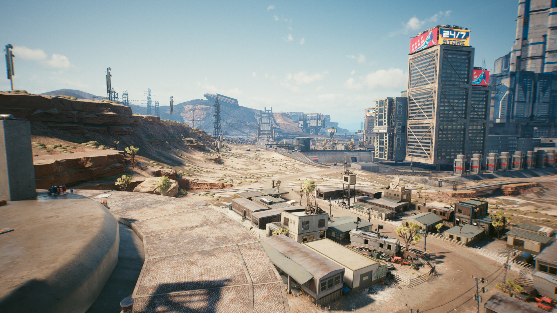 ArtStation - Night City view from the countryside. Only nomads know ...