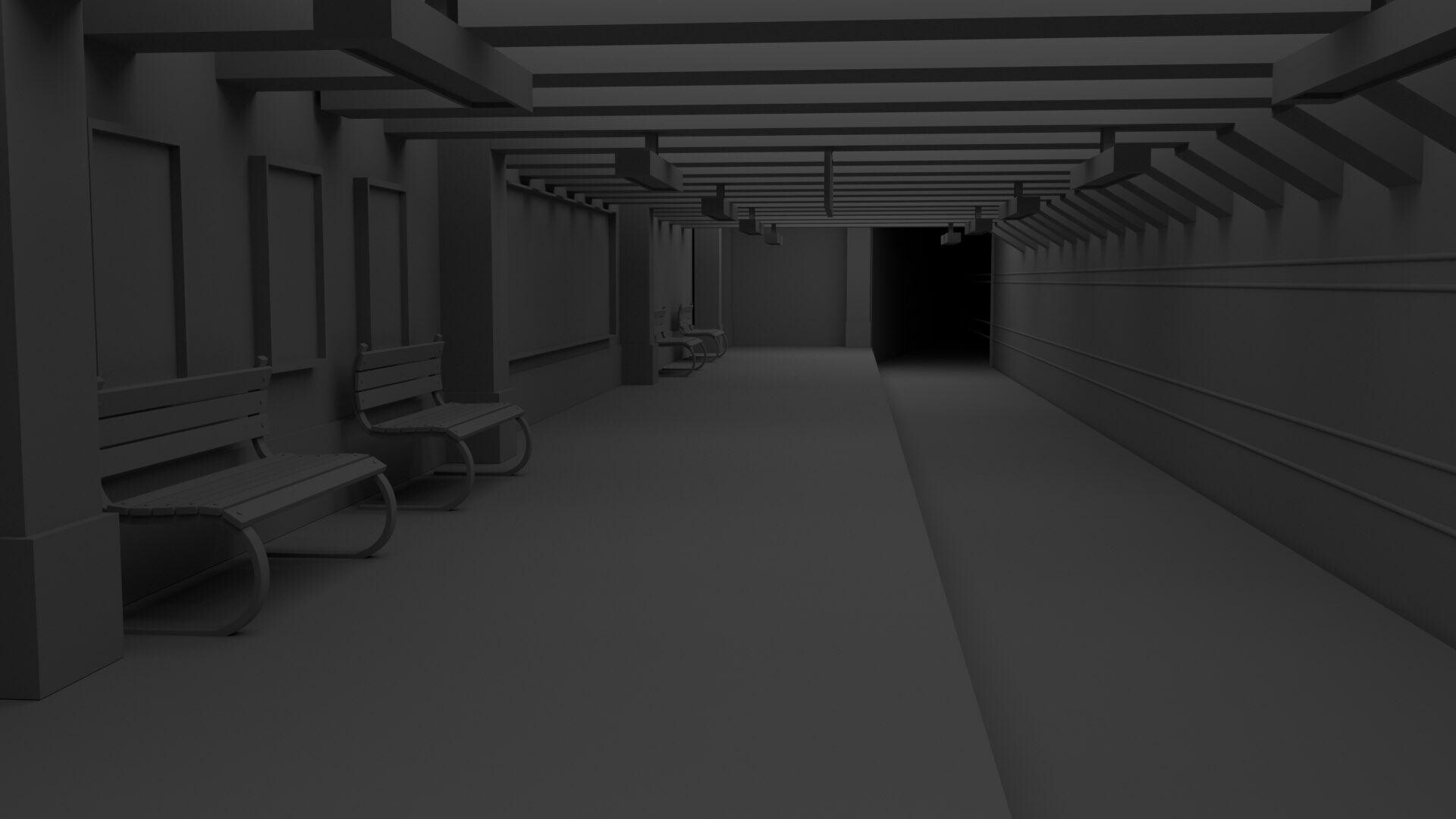 ArtStation - Underground Station