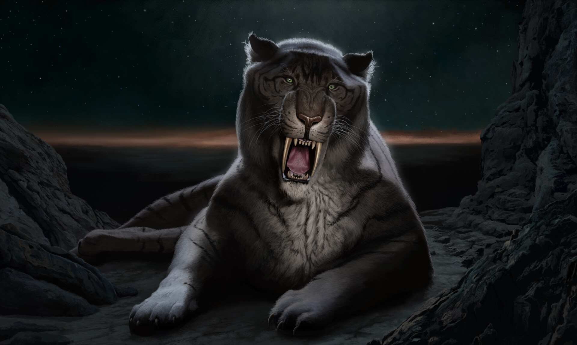 ArtStation - Arwen the Smilodon