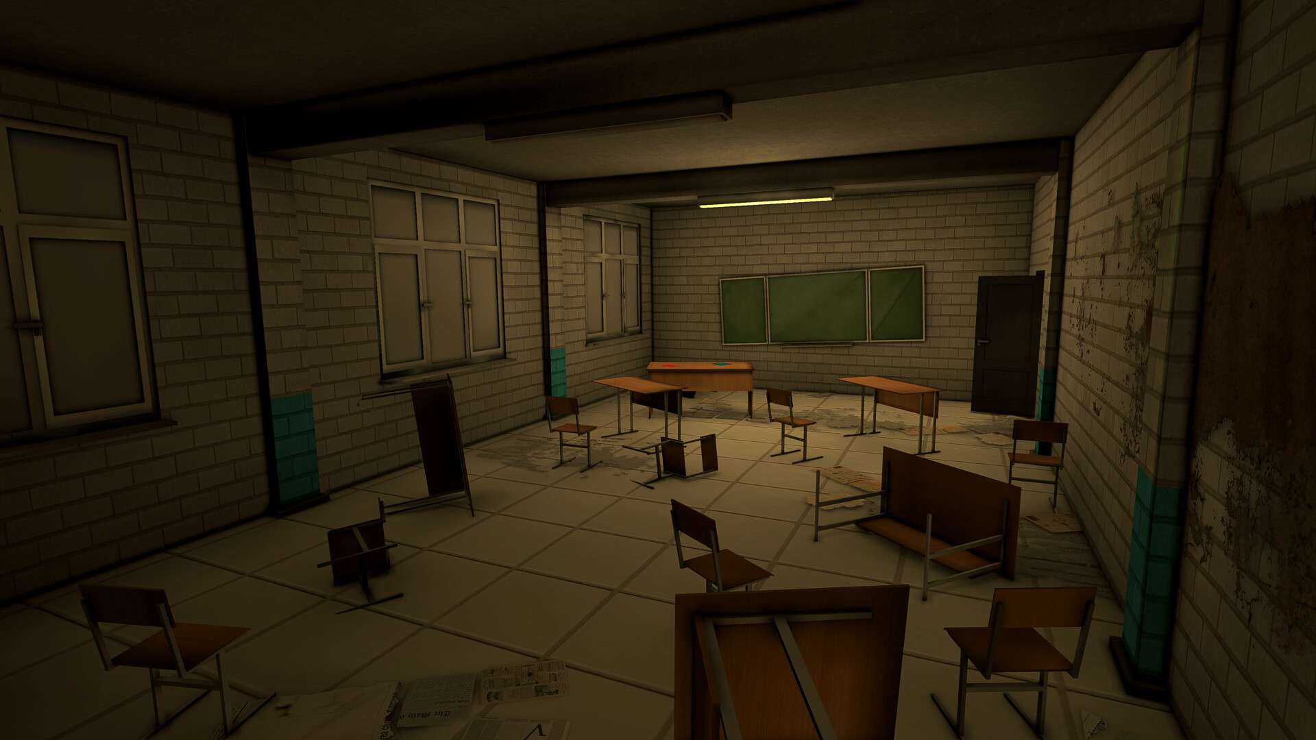 ArtStation - Haunted School Environment