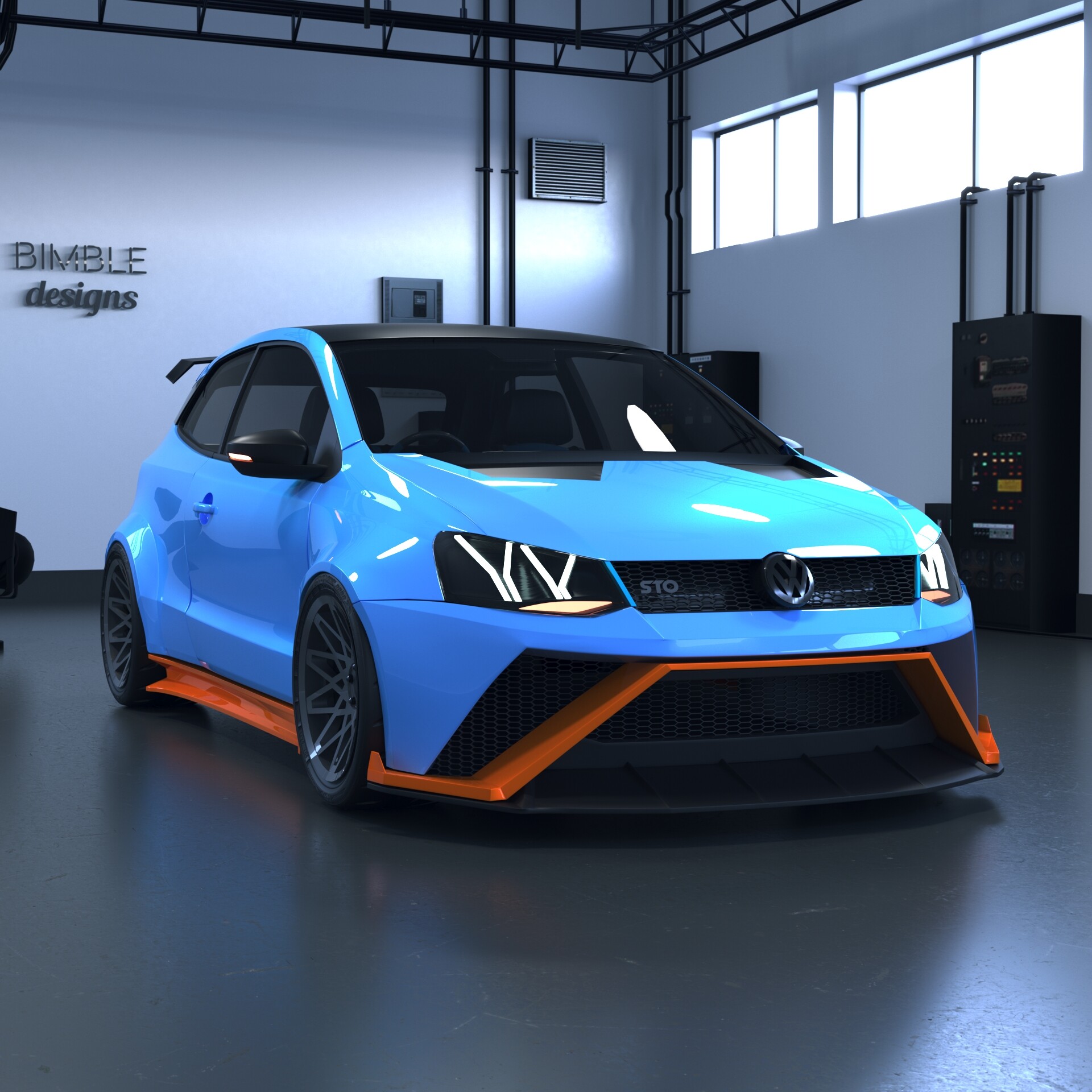 ArtStation - Volkswagen Polo STO concept