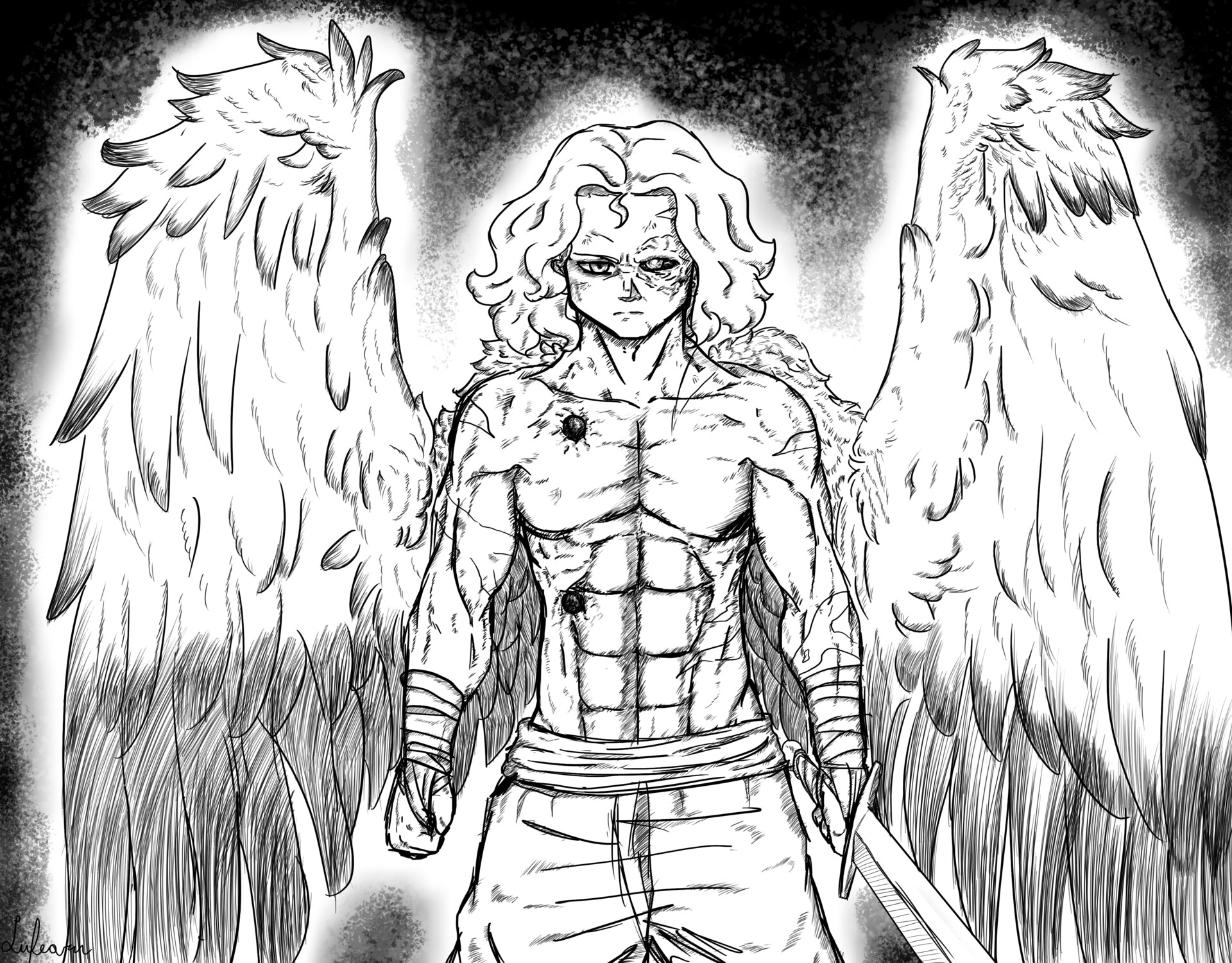 ArtStation - The Fallen Angel