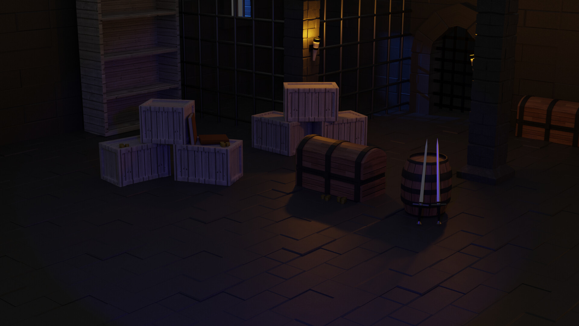 ArtStation - Castle Props Progression