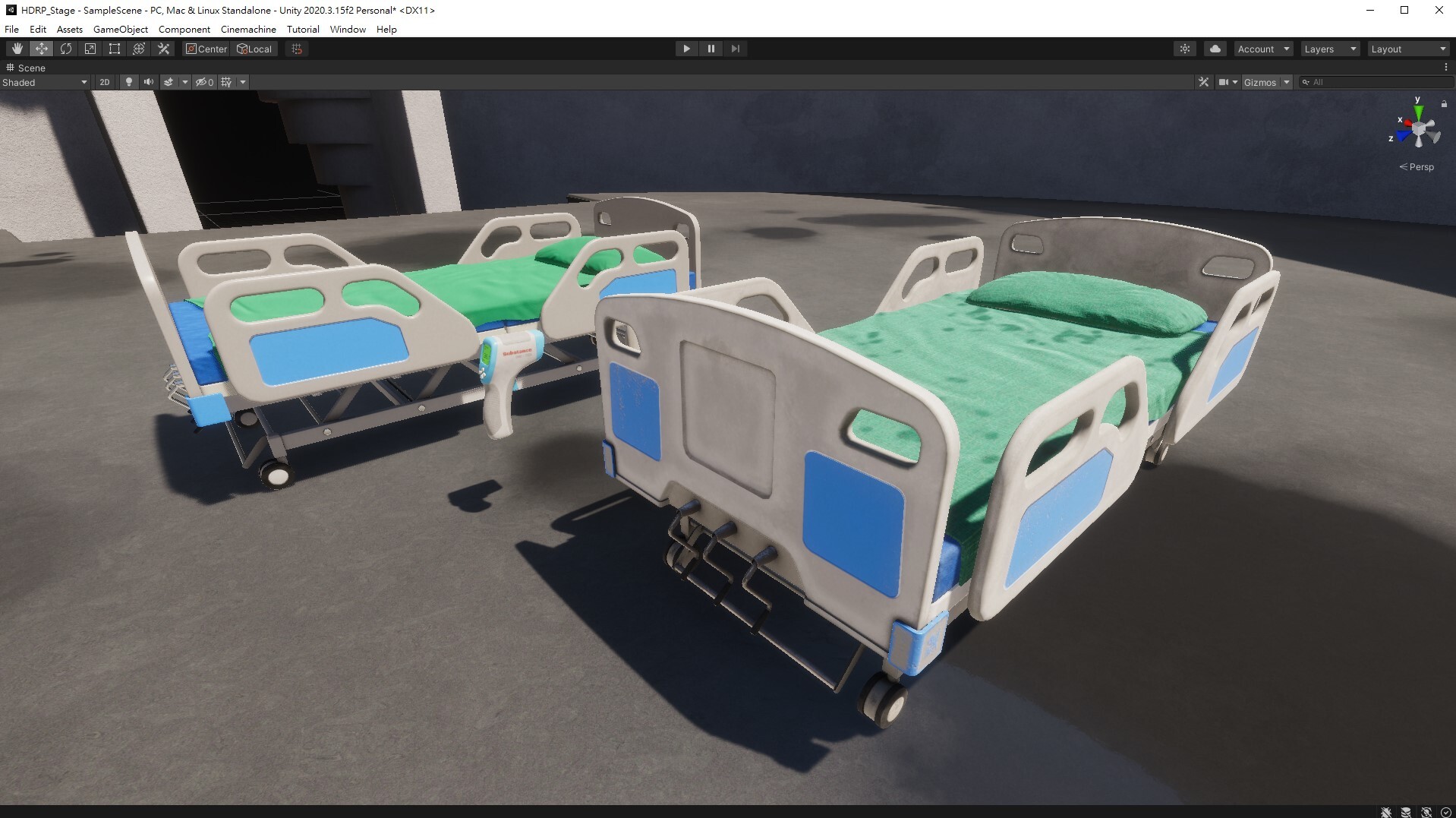 ArtStation - Hospital Bed