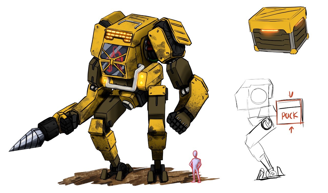ArtStation - My robotic style