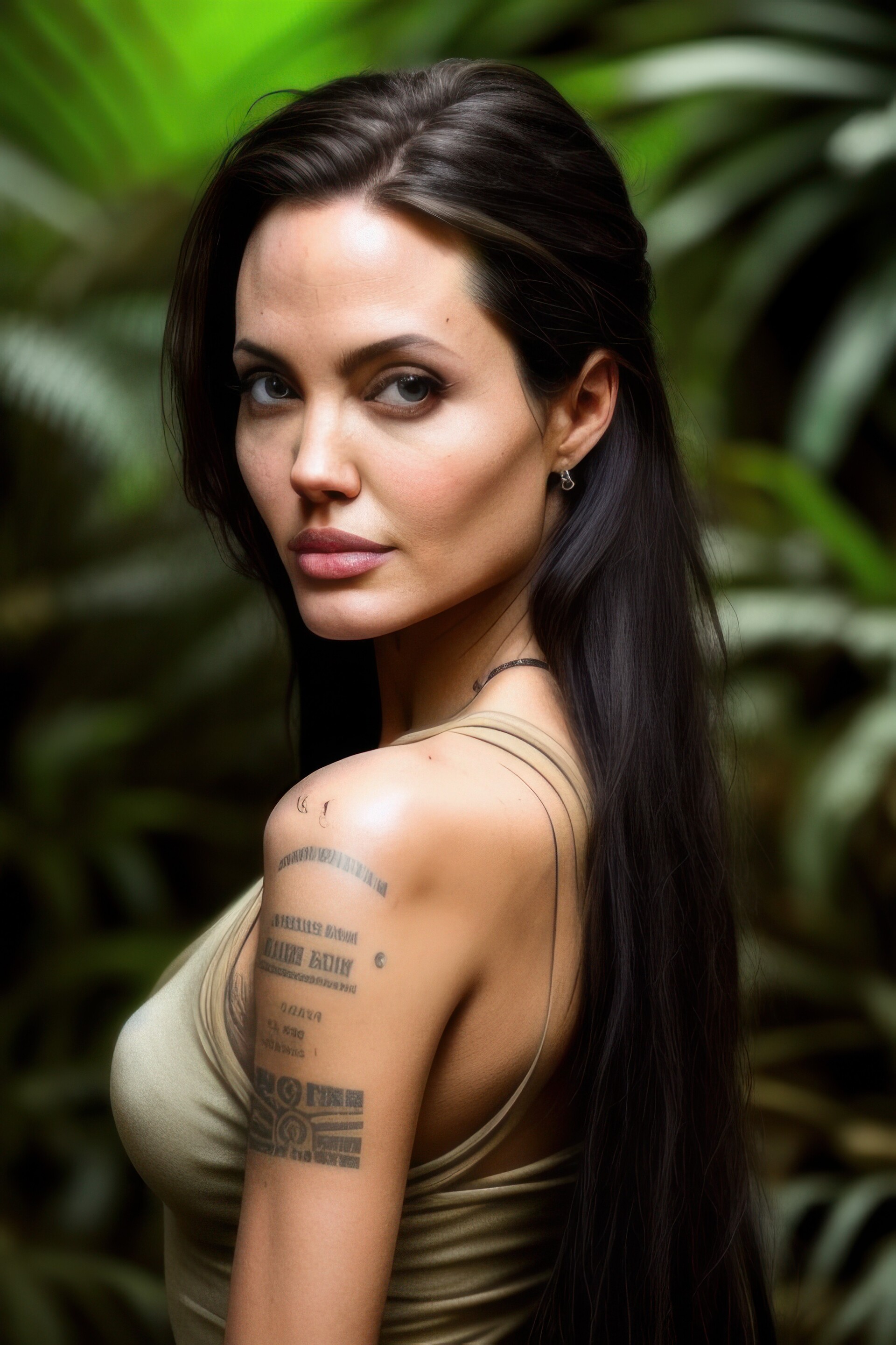 ArtStation - Angelina Jolie, as Lara croft