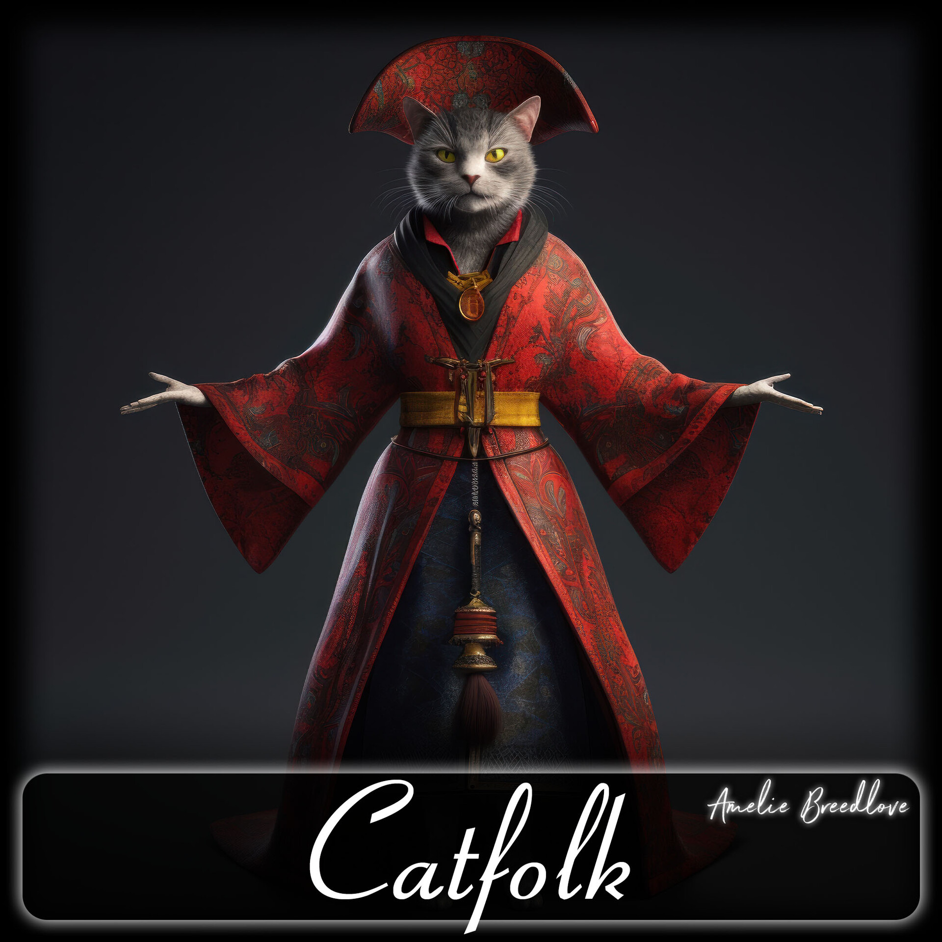 ArtStation - 200 Catfolk (Full Body) Reference Pack | 4K | v.1