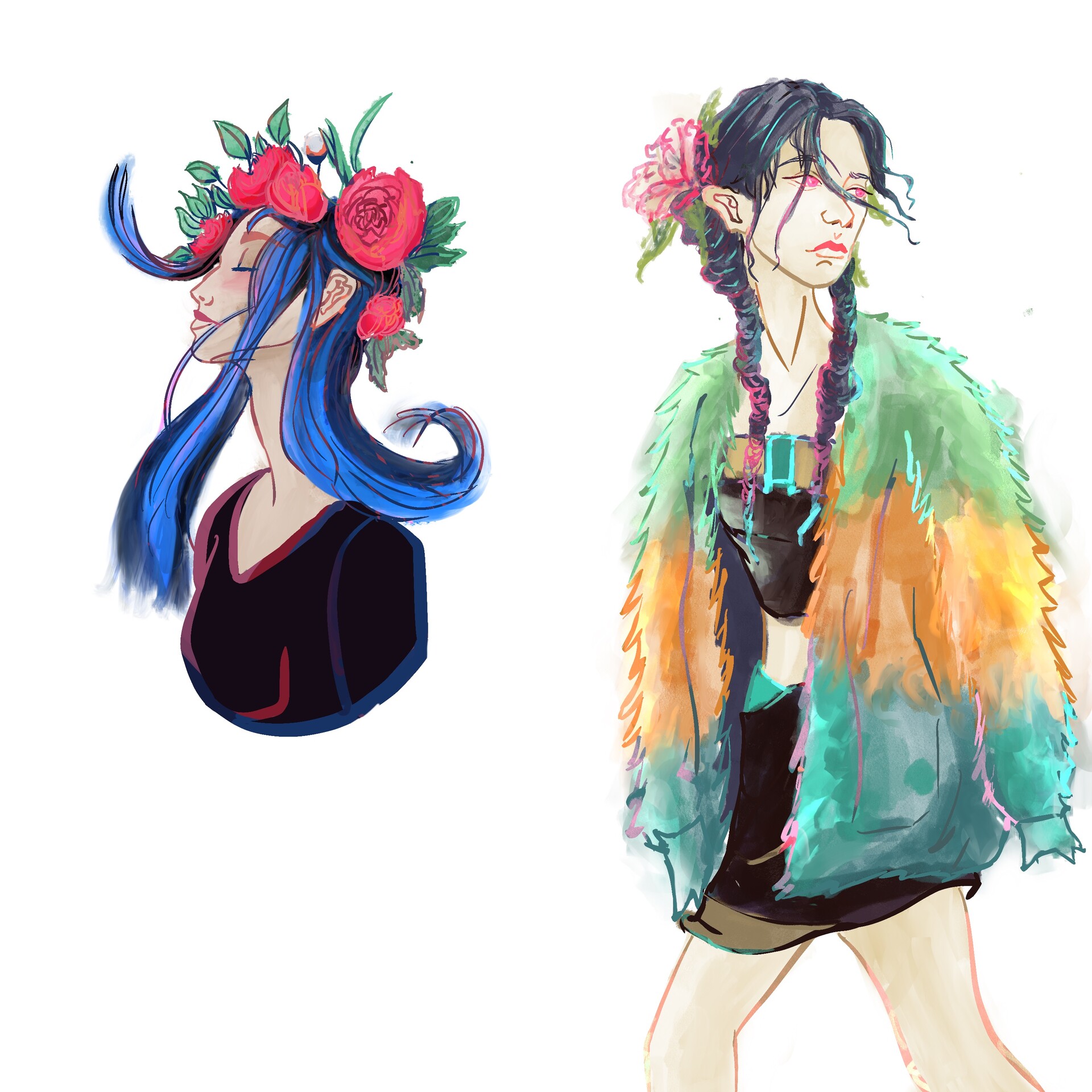 ArtStation - Spring Girls