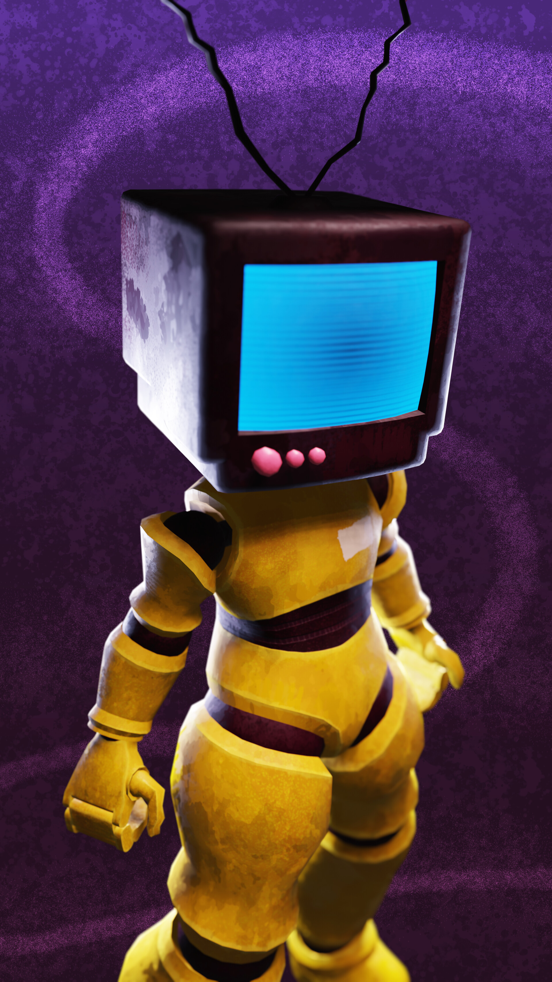 ArtStation - TV-Head Robot