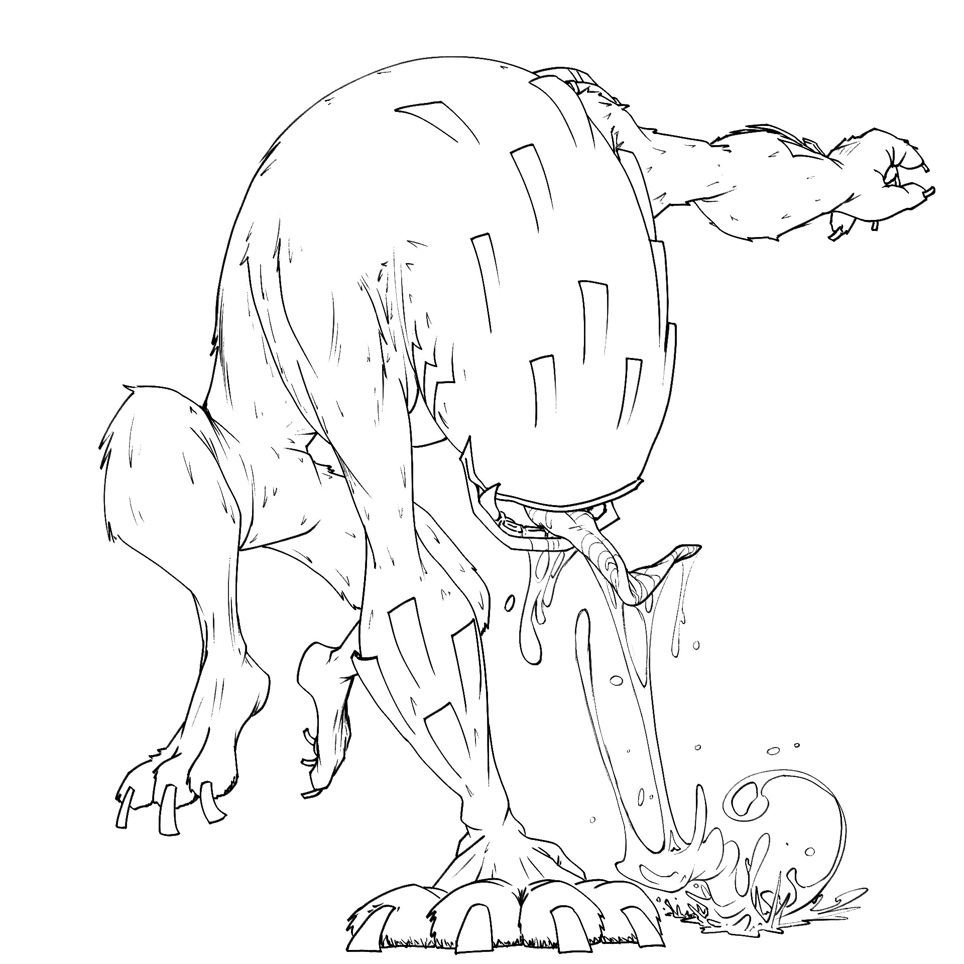 wild mutt coloring pages