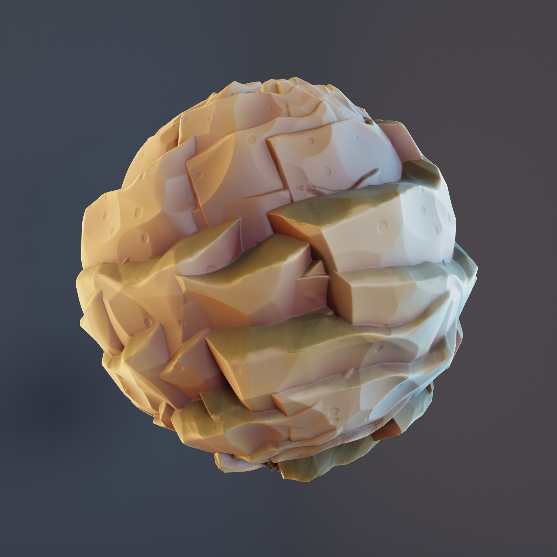 ArtStation - Stylized Cliff Material