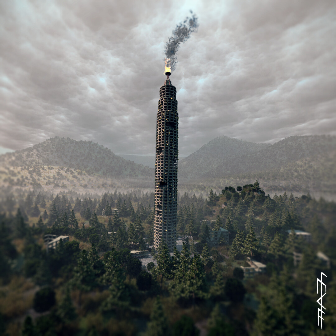 ArtStation - Apocalyptic Tower